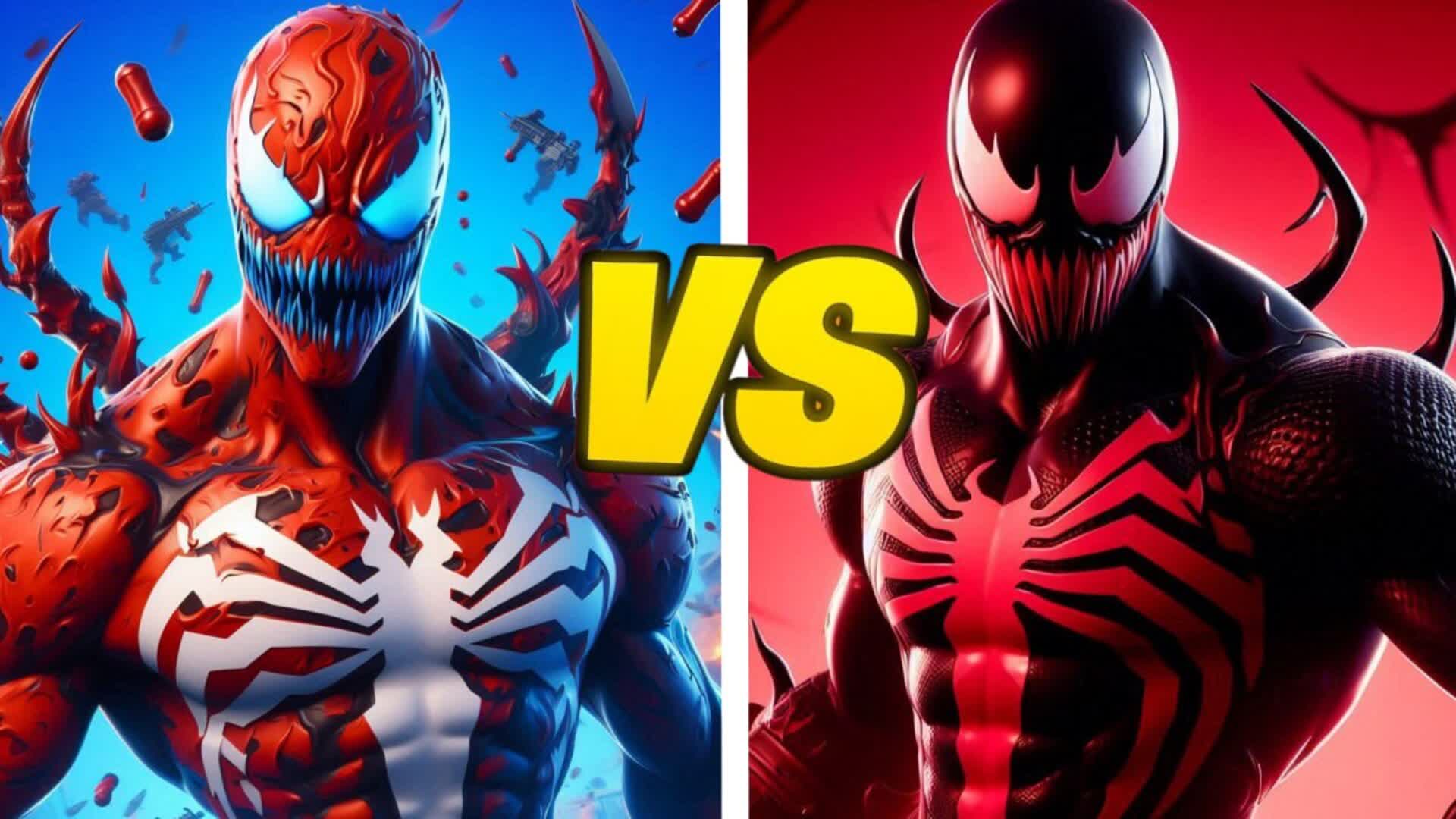 🔴CARNAGE VS VENOM🔵 9136-4568-0878 by reov - Fortnite Creative Map Code ...