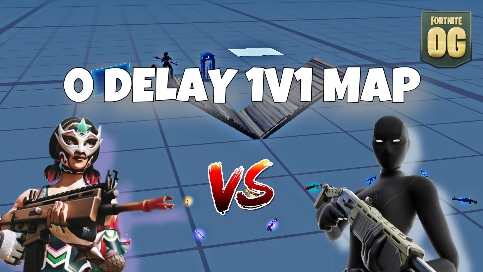 0 DELAY 1V1 MAP 5187-0640-5757 من ابتكار softie - Fortnite