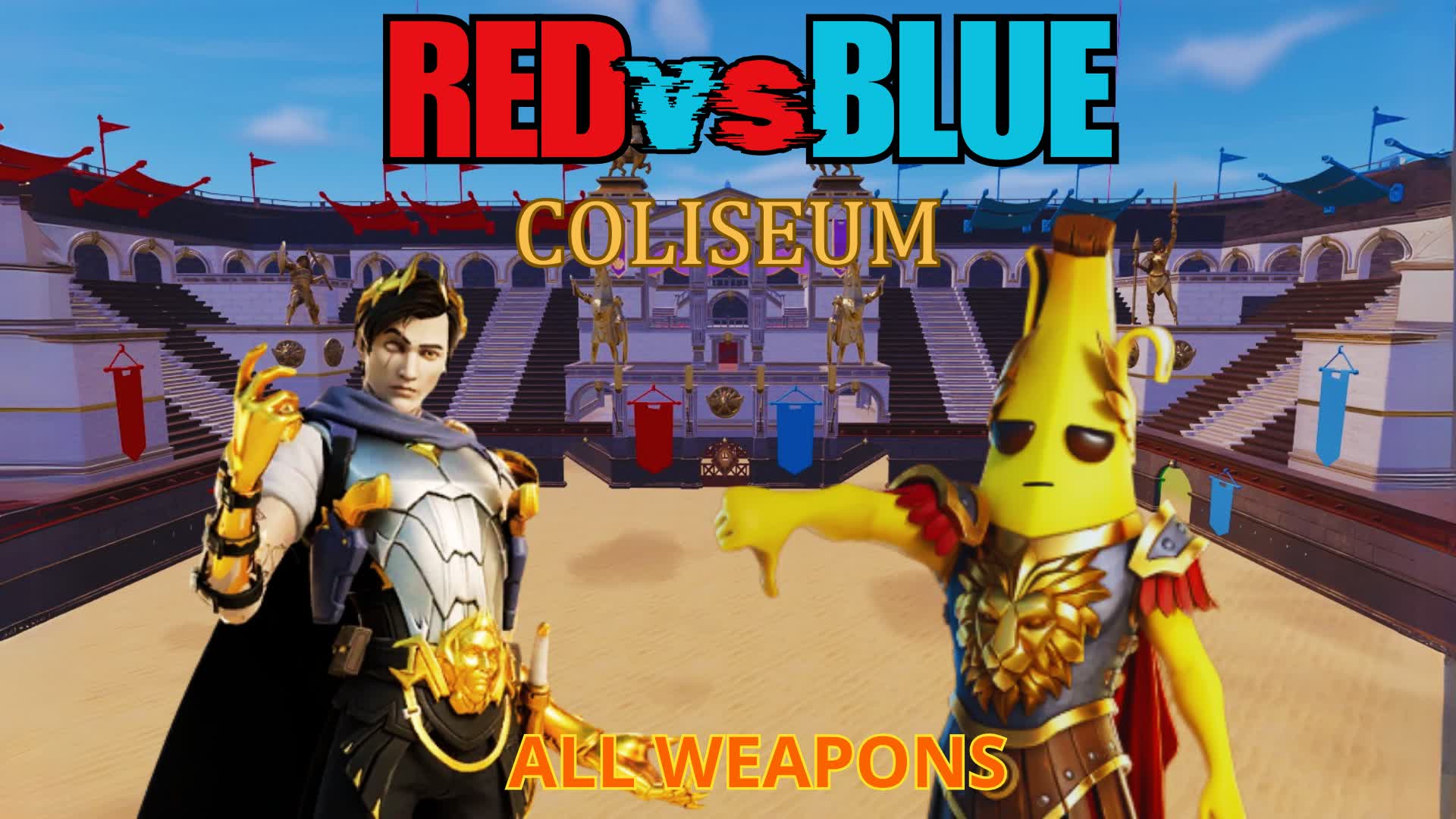 RED VS BLUE- COLISEUM-ALL WEAPONS 3112-1273-6170 by airforce17create ...