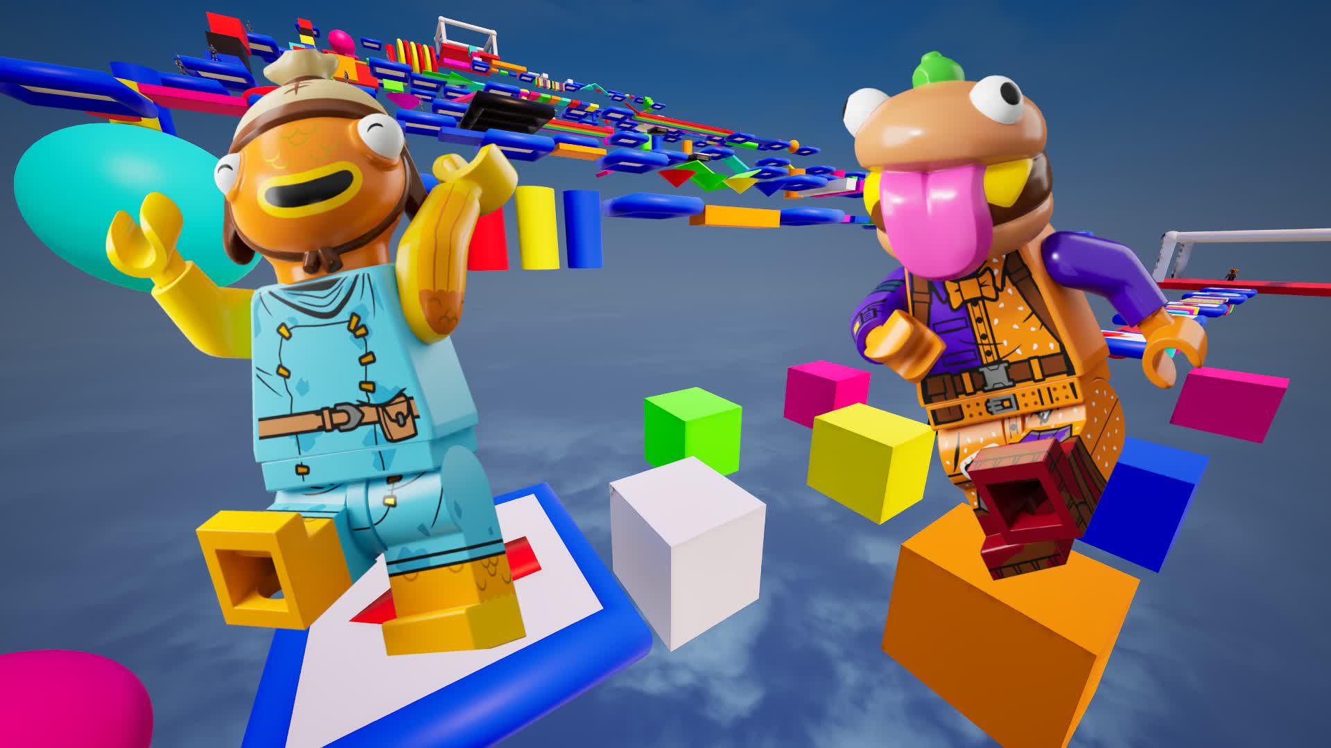 BRICK OBBY PARKOUR 🧩 3762-3743-5605 من ابتكار rodrii - Fortnite