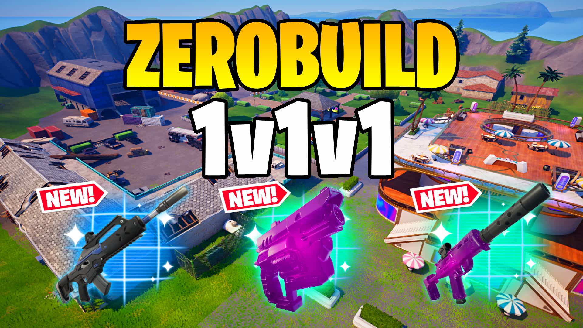 RAPID 1v1v1 Zero Build💪زيرو بيلد 1 ضد 1 9377-2320-2043 by bakifn ...