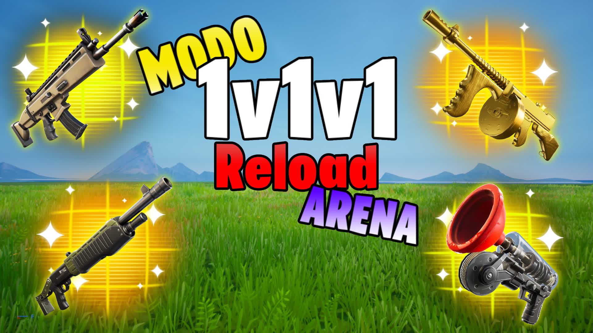 1v1v1 Reload 1v1 Arena Free for All Hero 9490-4753-2816 by shenszn ...