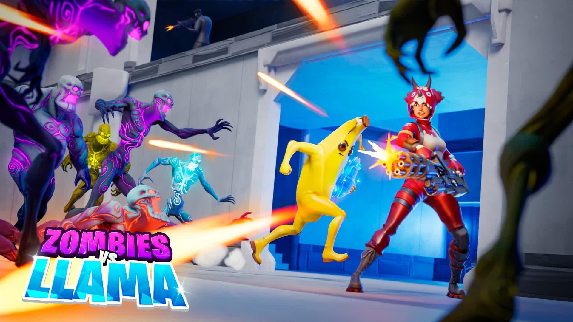 Zombies vs Llama 7561-3240-3823 by mastiff - Fortnite Creative Map Code ...