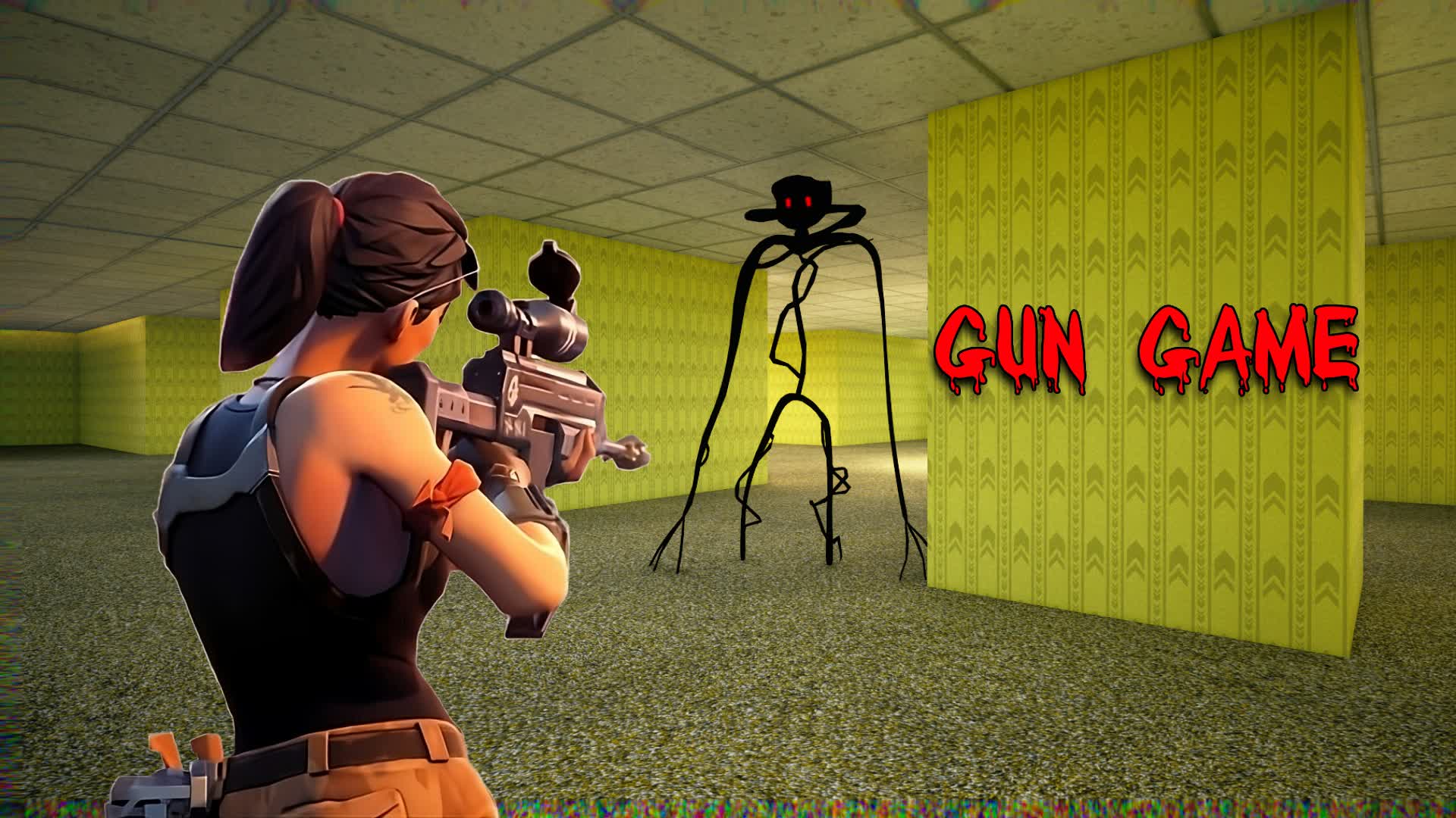 BACKROOMS GUN GAME 1034-3993-0040 by ander-usina - Fortnite Creative Map Code - Fortnite.GG