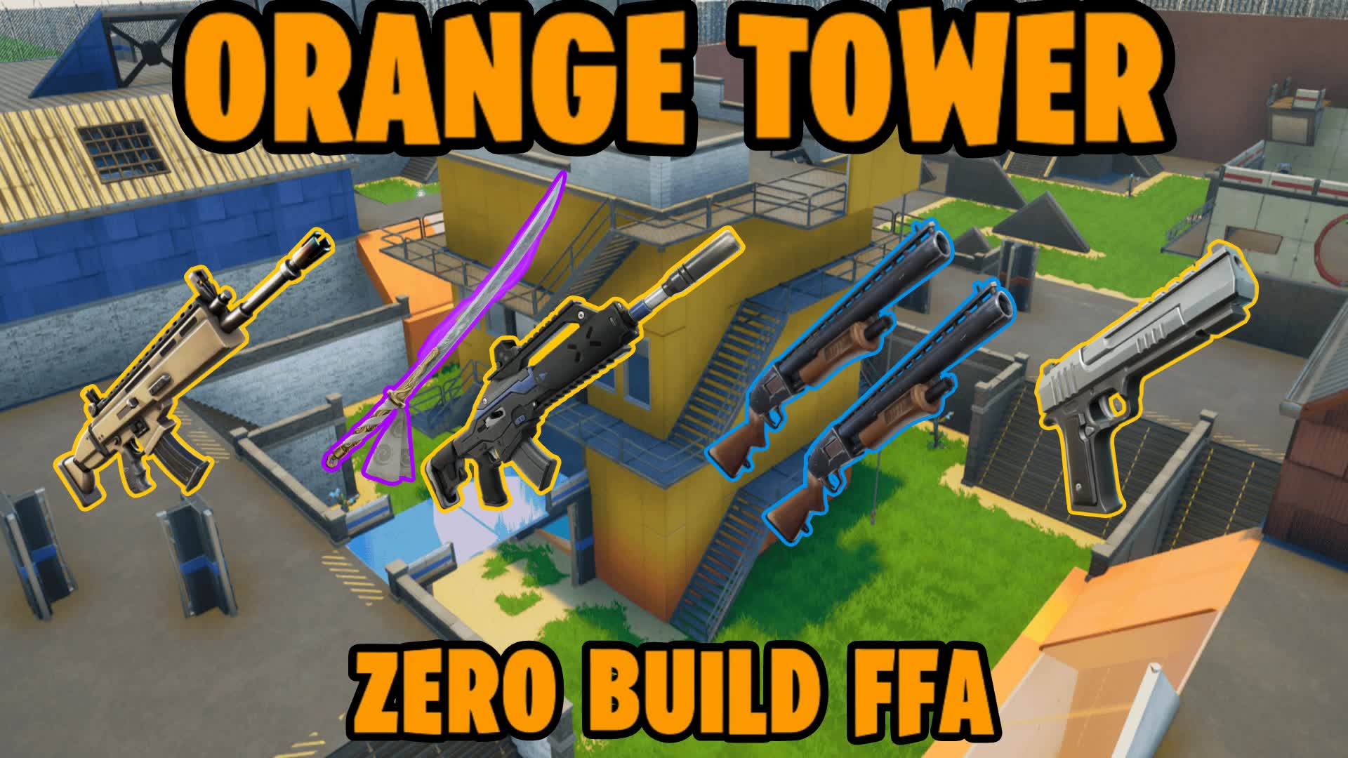 Orange Tower - Zero Build FFA Arena 4274-3908-3553 من ابتكار mr1107 ...