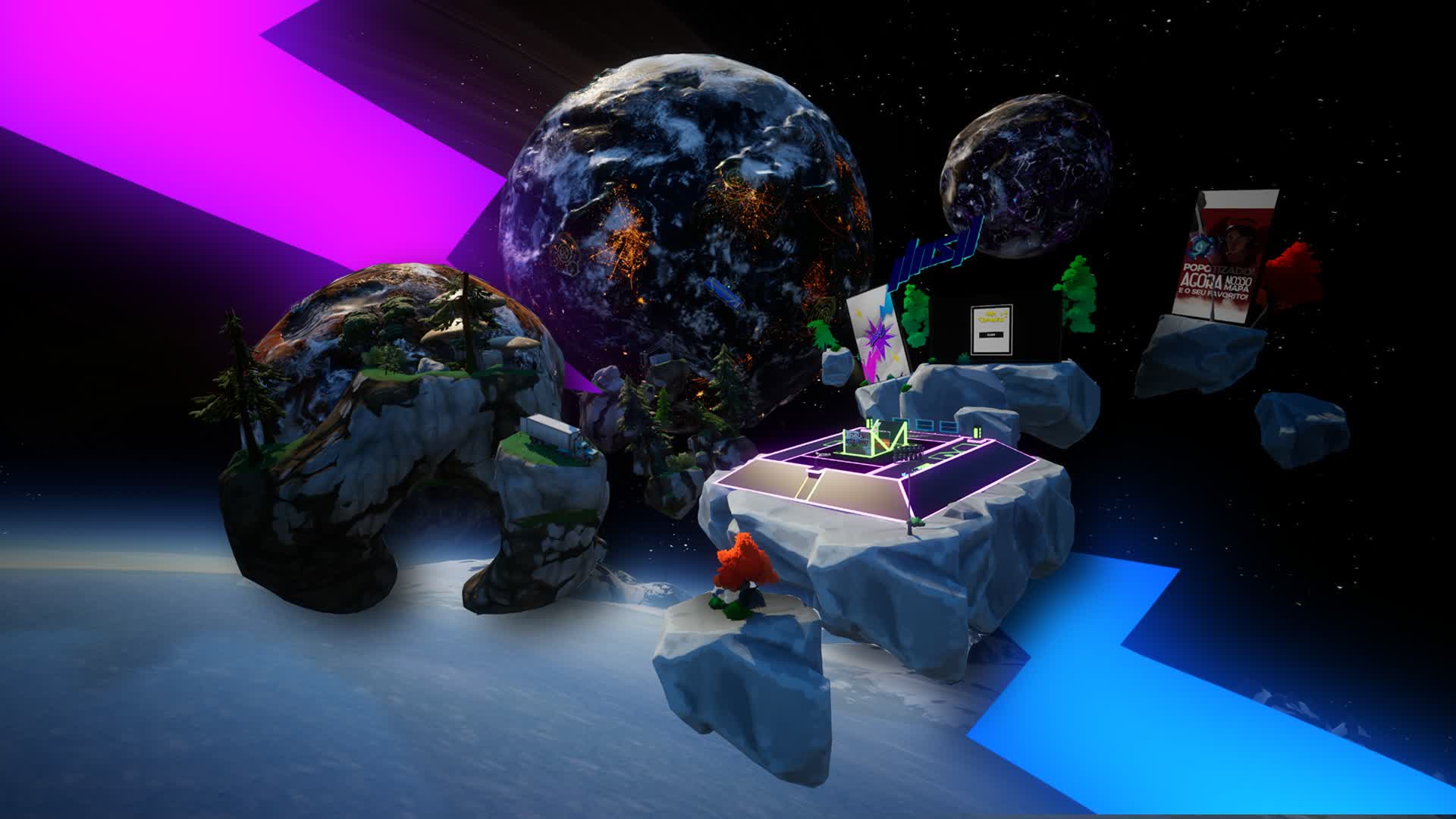 ALL GUNS 1v1 (SPACE THEME) - 9036-9969-0602 | Fortnite Zone