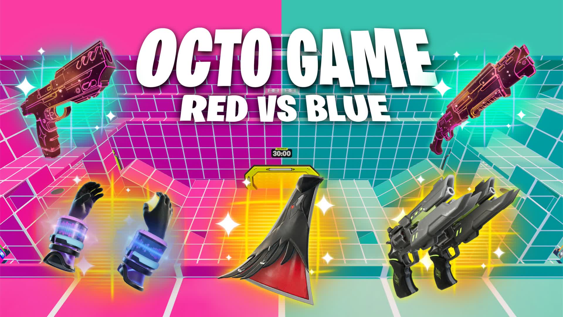OCTO GAME RED VS BLUE 🔴🔵 4011-0293-6030 by d6rkry - Fortnite