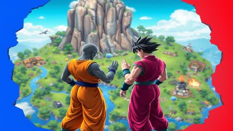 Goku 🔴Red vs Blue🔵 0680-2231-9859 by anis0 - Fortnite Creative Map Code ...