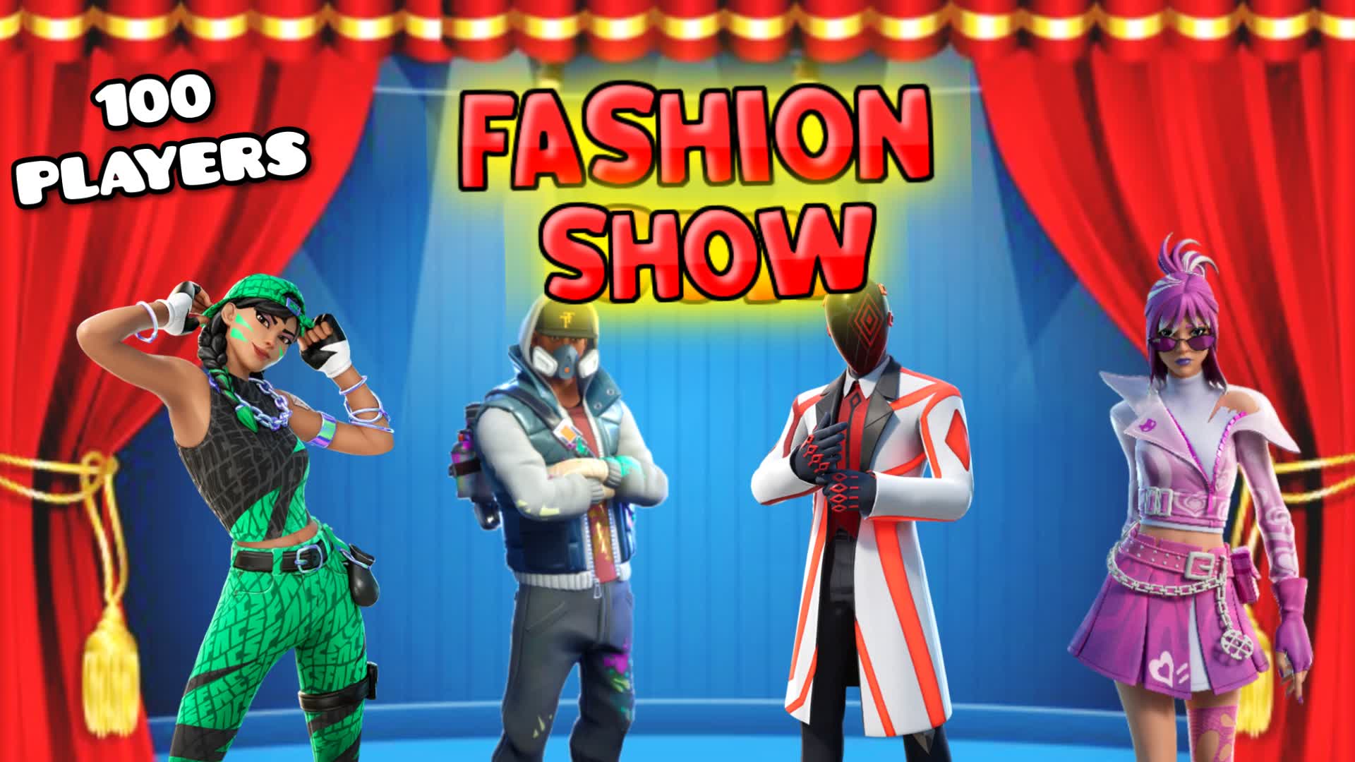 👔FASHION SHOW 100 PLAYERS👗 4864-0536-4737 by pimba - Fortnite Creative ...