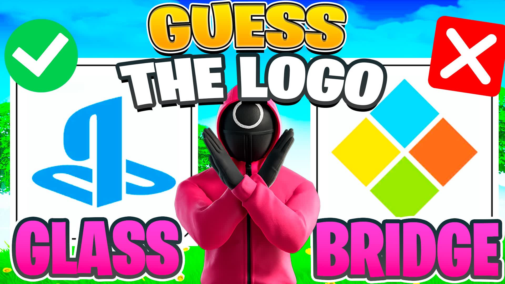 GUESS LOGO! GLASS BRIDGE! SECRET LABUBU! 1058-2275-3494 by wael281 ...