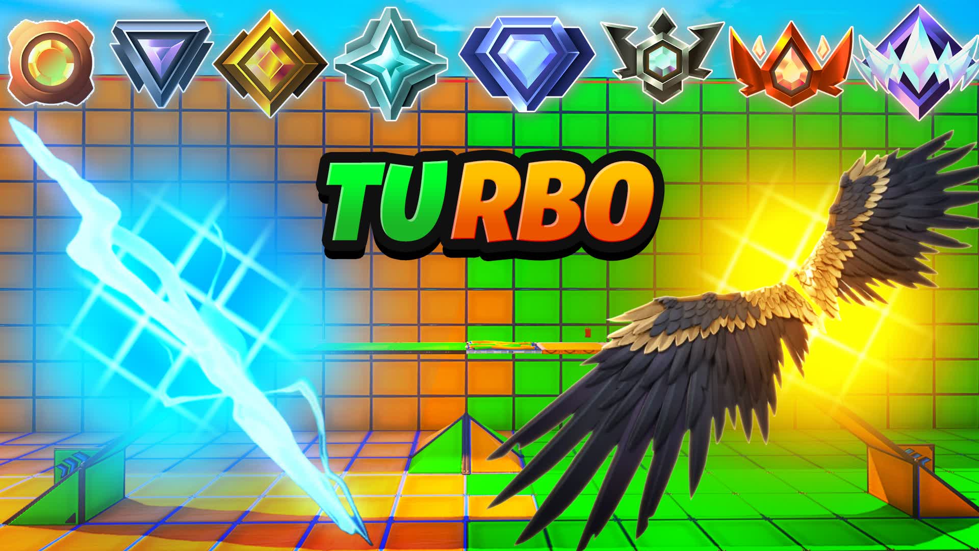 Juega TURBO ORANGE VS GREEN - 1574-8071-9925 | Fortnite Zone