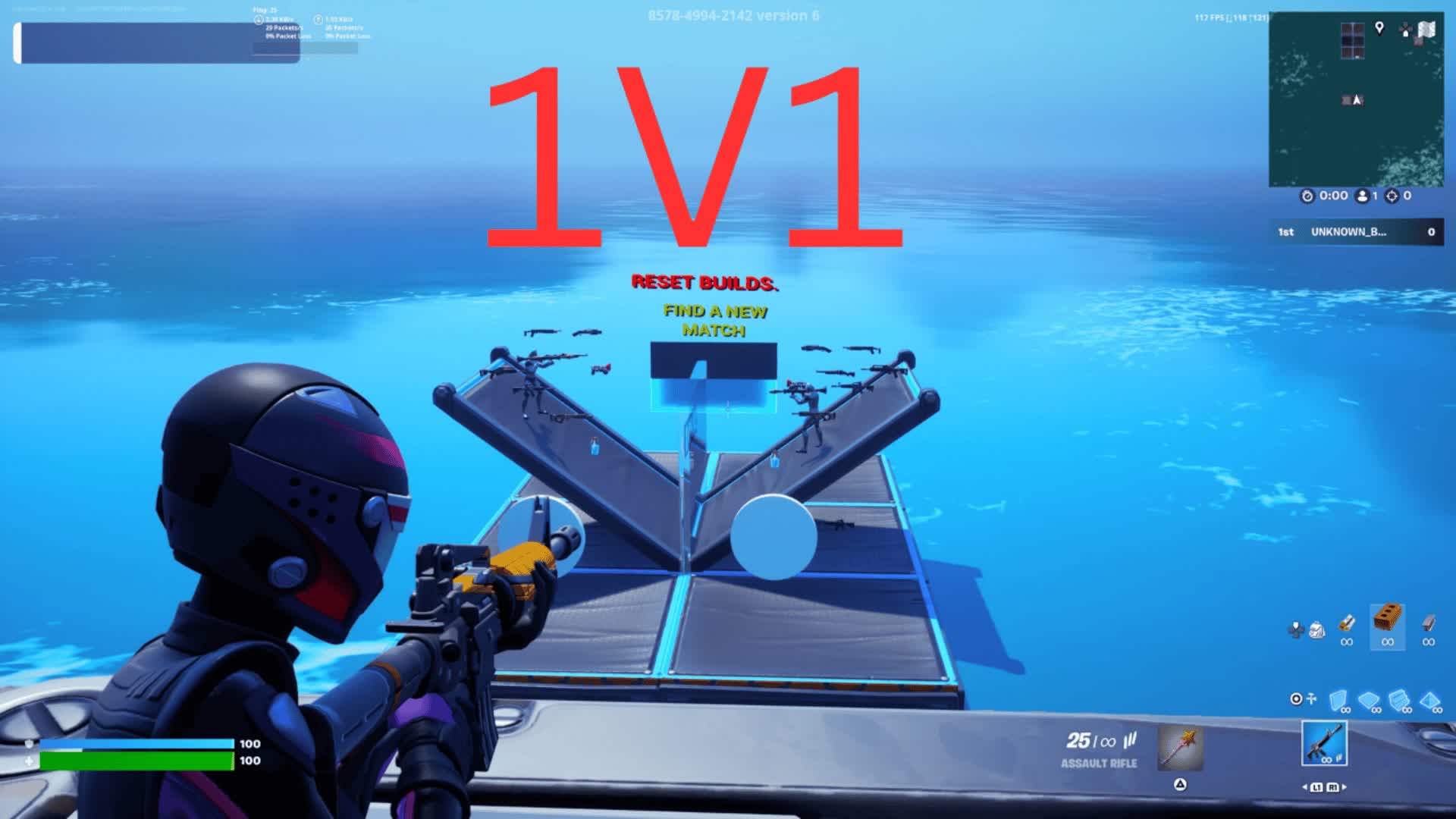 ACTION 1V1 MAP. 8578-4994-2142 by zk4k - Fortnite Creative Map Code ...