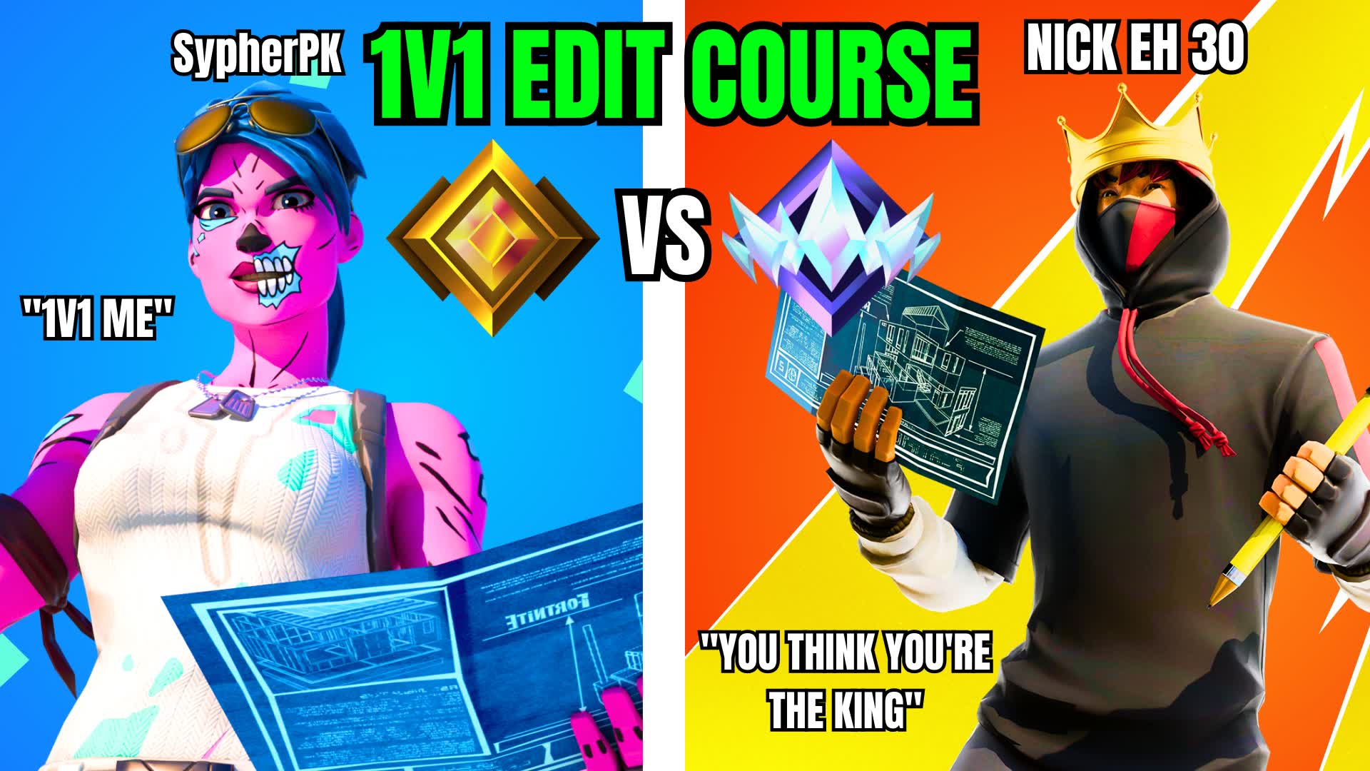 Taven's 1v1 Edit Course 2689-9123-1917 by taven - Fortnite Creative Map Code - Fortnite.GG