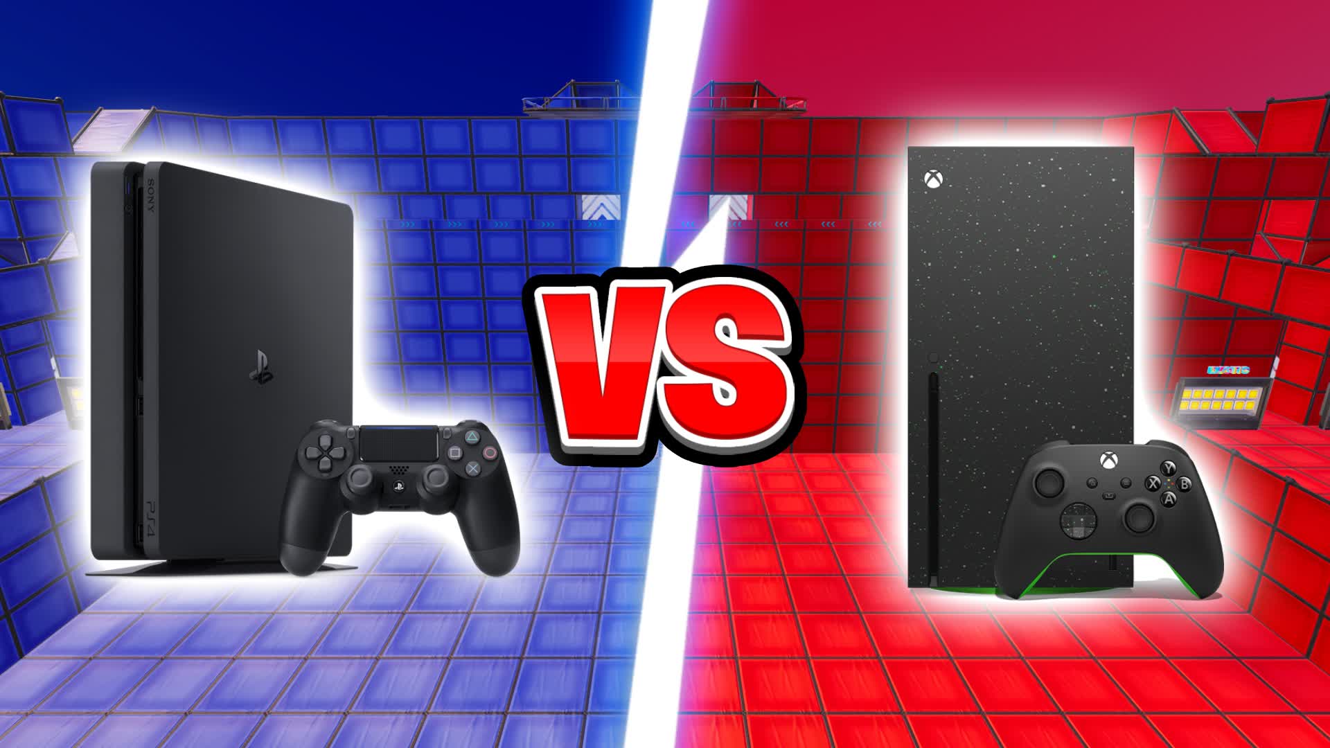 PS4 VS XBOX RED VS BLUE 🔴🔵 6828-4791-9814 by skayyn - Fortnite Creative ...