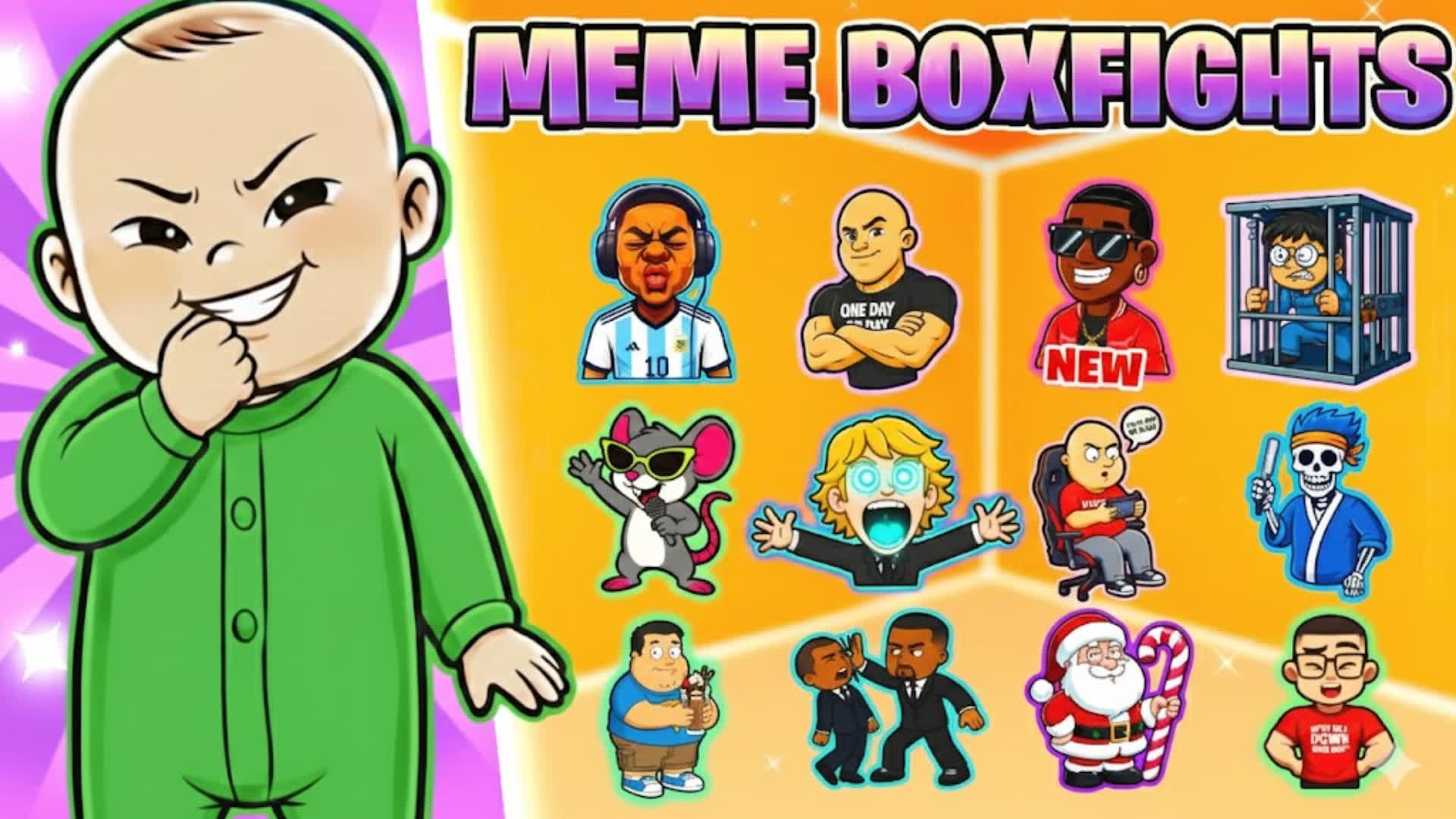 🧠 MEME BOXFIGHTS 📦 FUNNY BOX PVP 📦 0700-7331-5943 by 7stacks - Fortnite ...