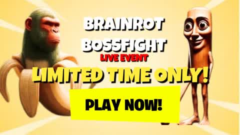 BRAINROT LIVE EVENT! ⭐CHIMP VS. TUNG 9448-1819-1451 by djs114 ...