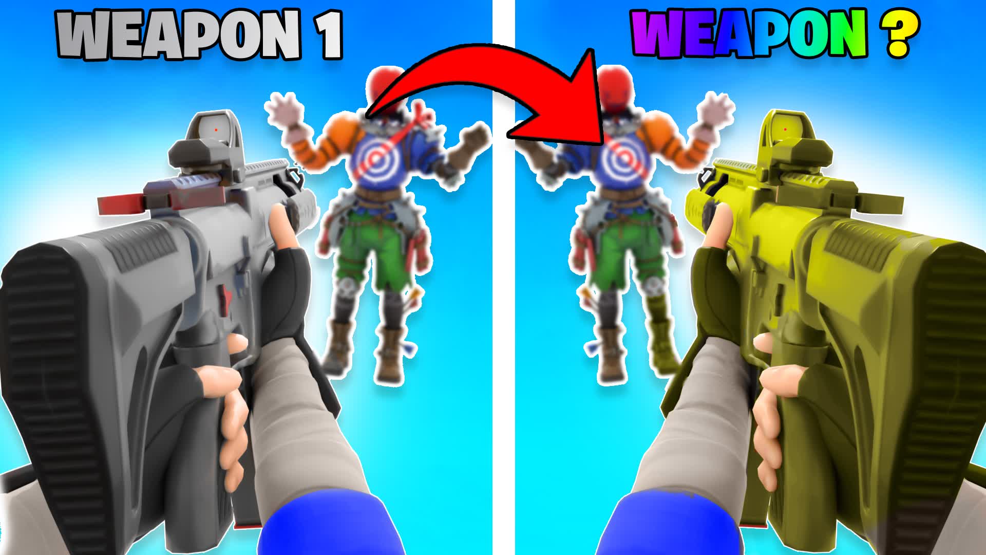 GUN GAME FIRST PERSON (RANDOM STUFF'S)🎯 1821-4149-6419 by n1kola ...