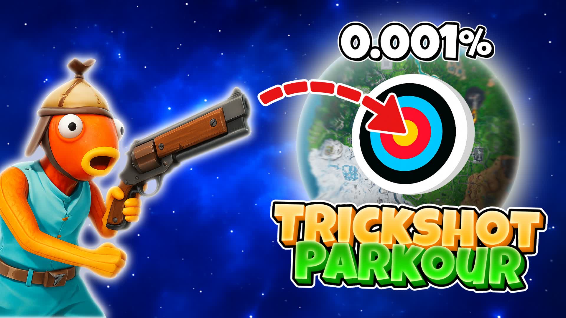 Trickshot Parkour 🎯 Easy Trick Shot 2090-9303-6749 by quokkastudio - Fortnite