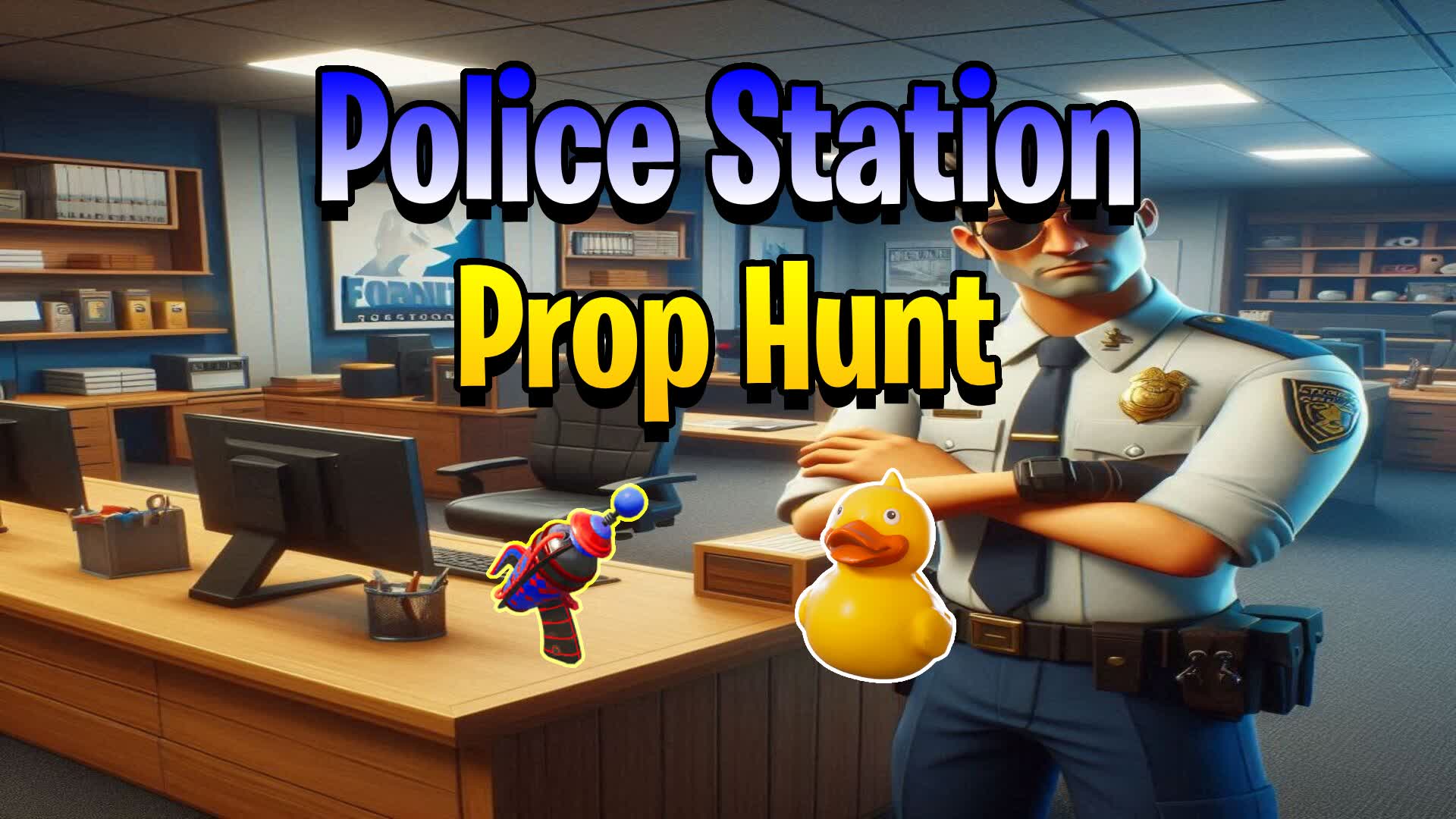 tnnk tarafından üretilen Police Station Prop Hunt🚨 5838-5100-4612 ...