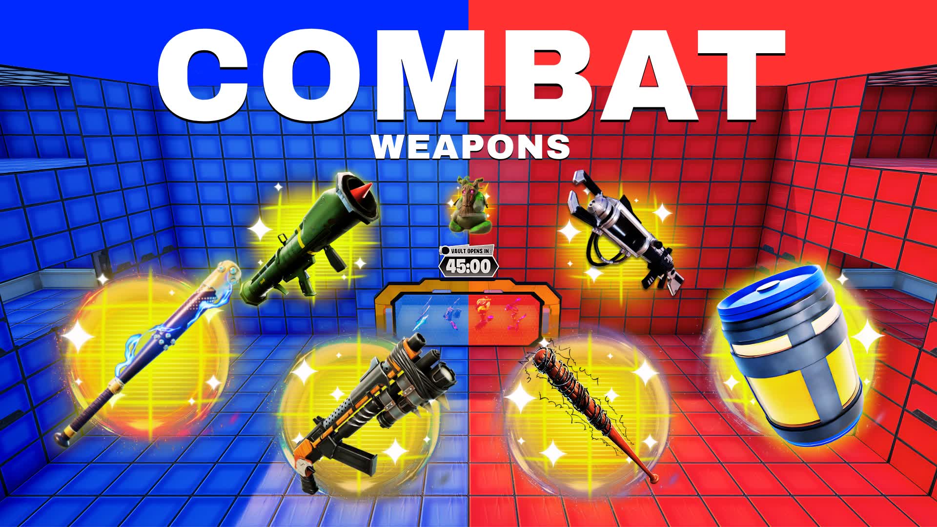 ARMI DA COMBATTIMENTO ROSSE VS BLU 🔴🔵 7144-8433-8392 di ch77 - Fortnite