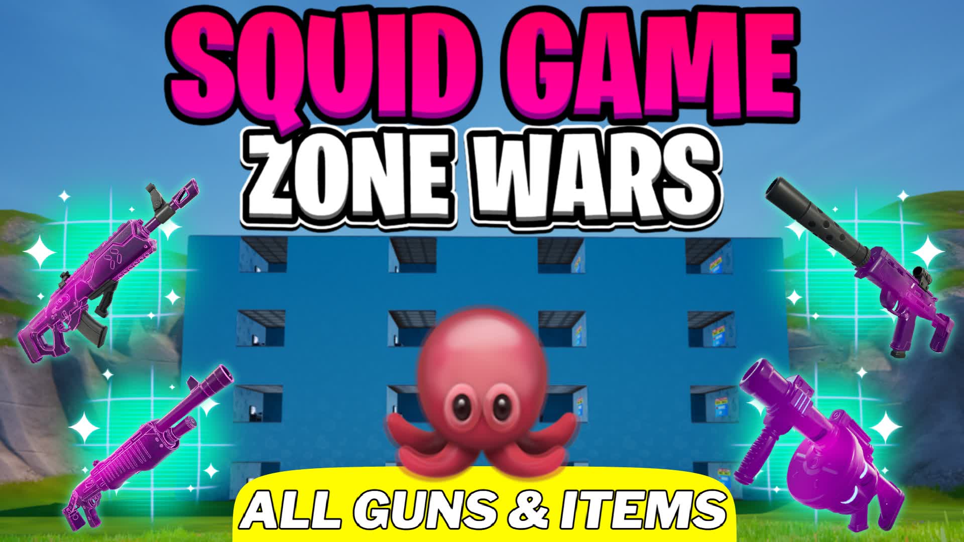 OCTO ZONE WARS🌀🦑 [ALL GUNS] 5393-4727-6507 by lnx7 - Fortnite Creative ...