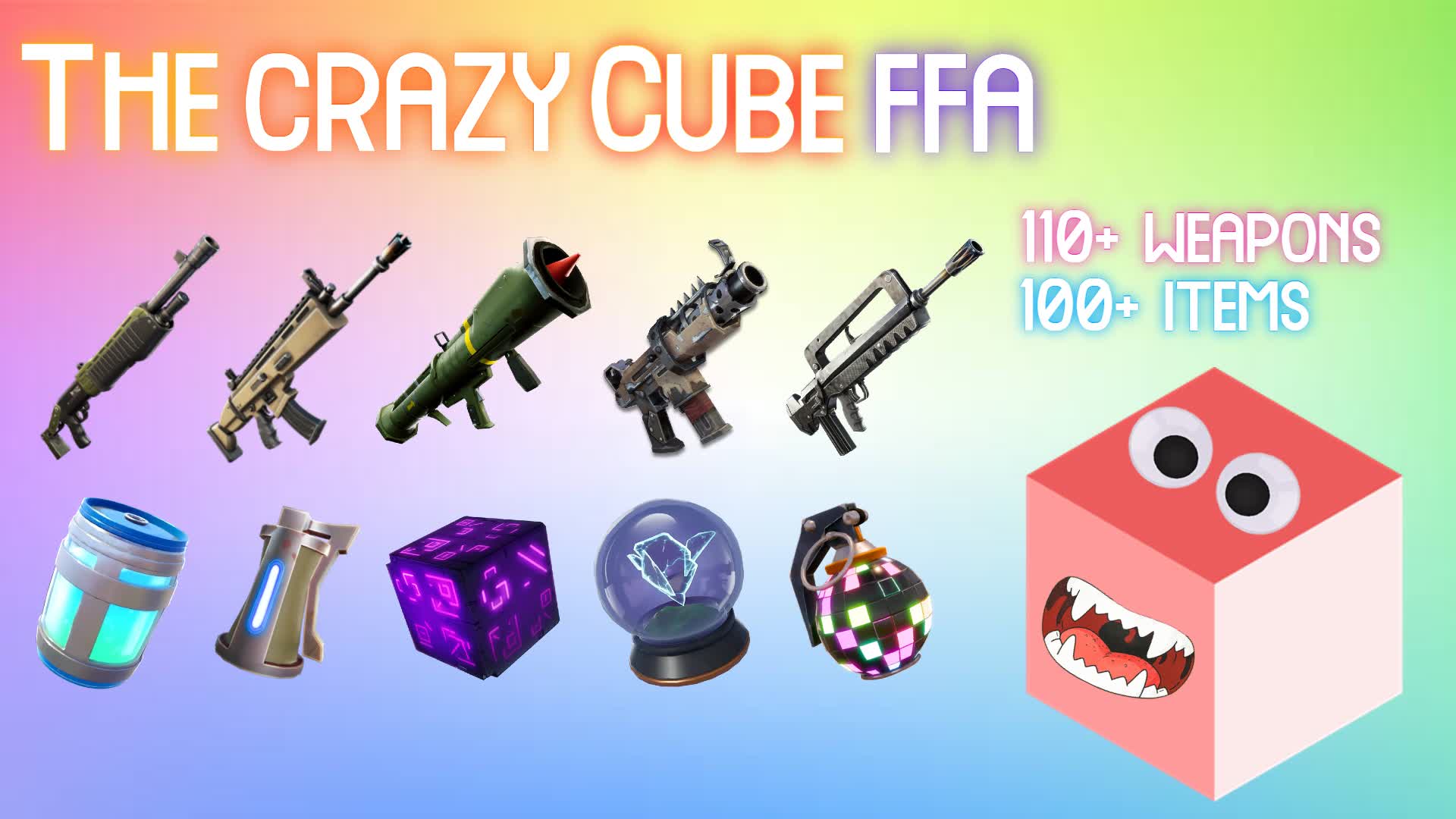 The crazy cube 2436-1252-3562 by Stаrrex - Fortnite.GG