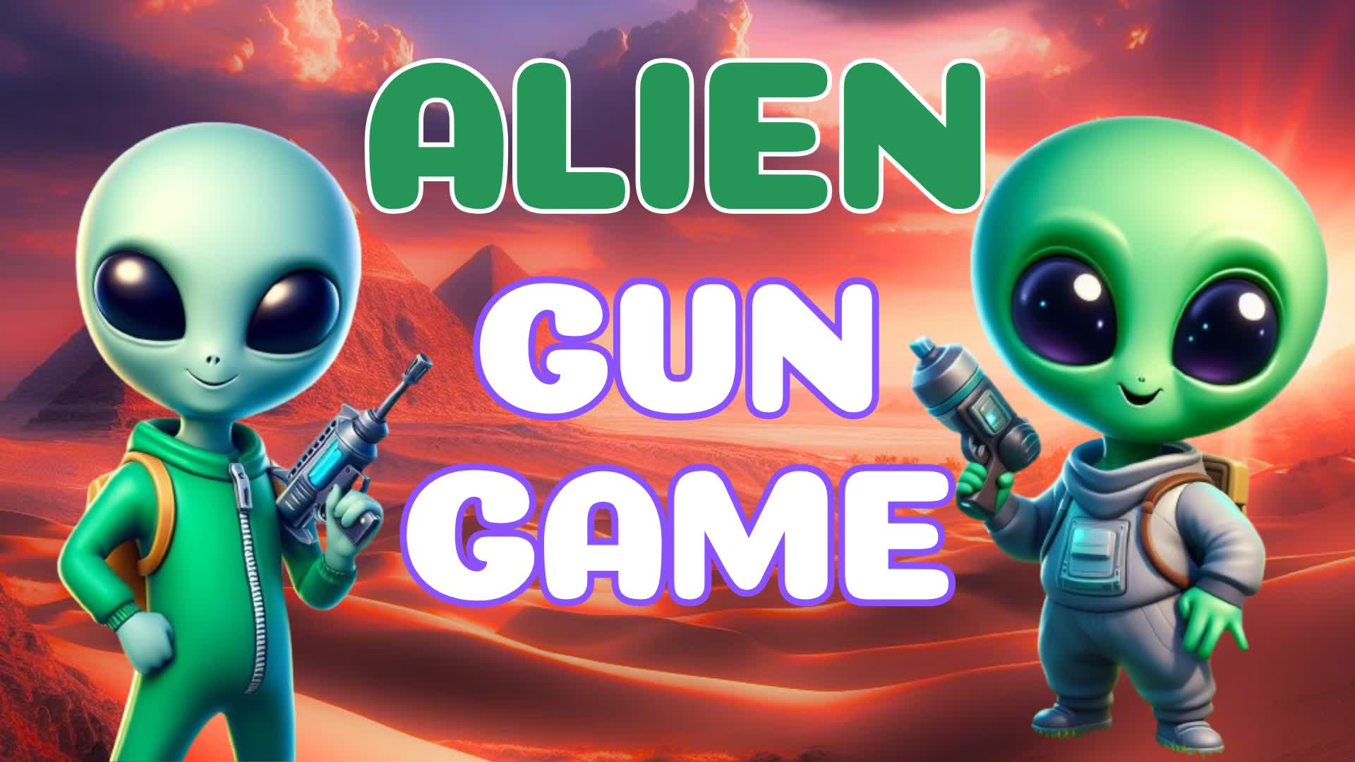 ALIEN GUN GAME👽 6584-2053-9140 by rinnequan - Fortnite Creative Map ...