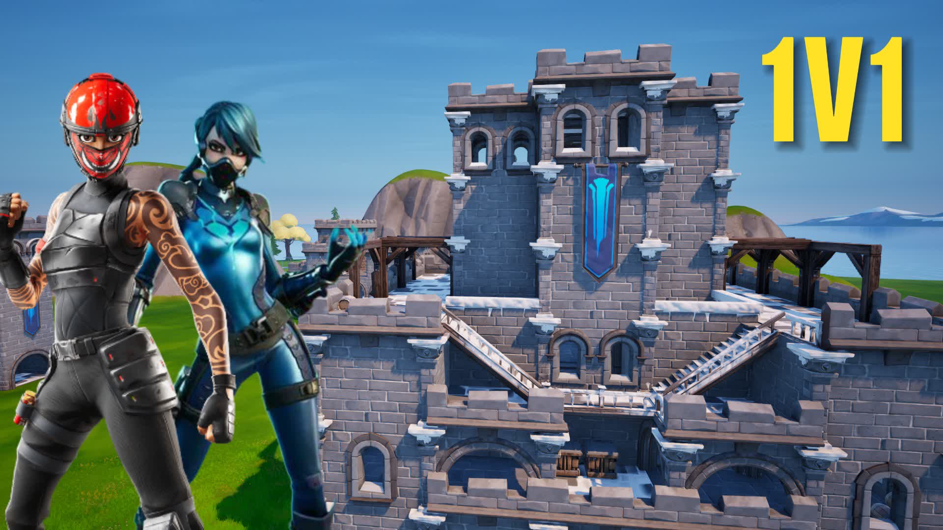 Castle 1v1 Arena 9433-0024-1707 by aymoritz - Fortnite Creative Map ...