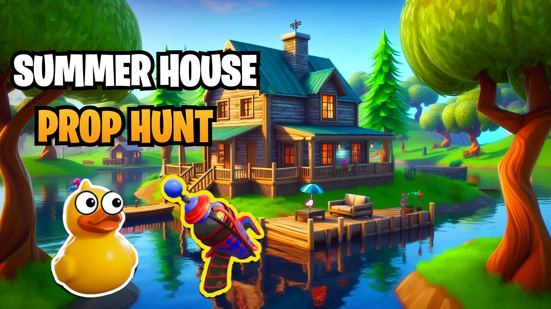 SUMMER HOUSE PROP HUNT 5485-6528-3657 by eetu - Fortnite Creative Map ...