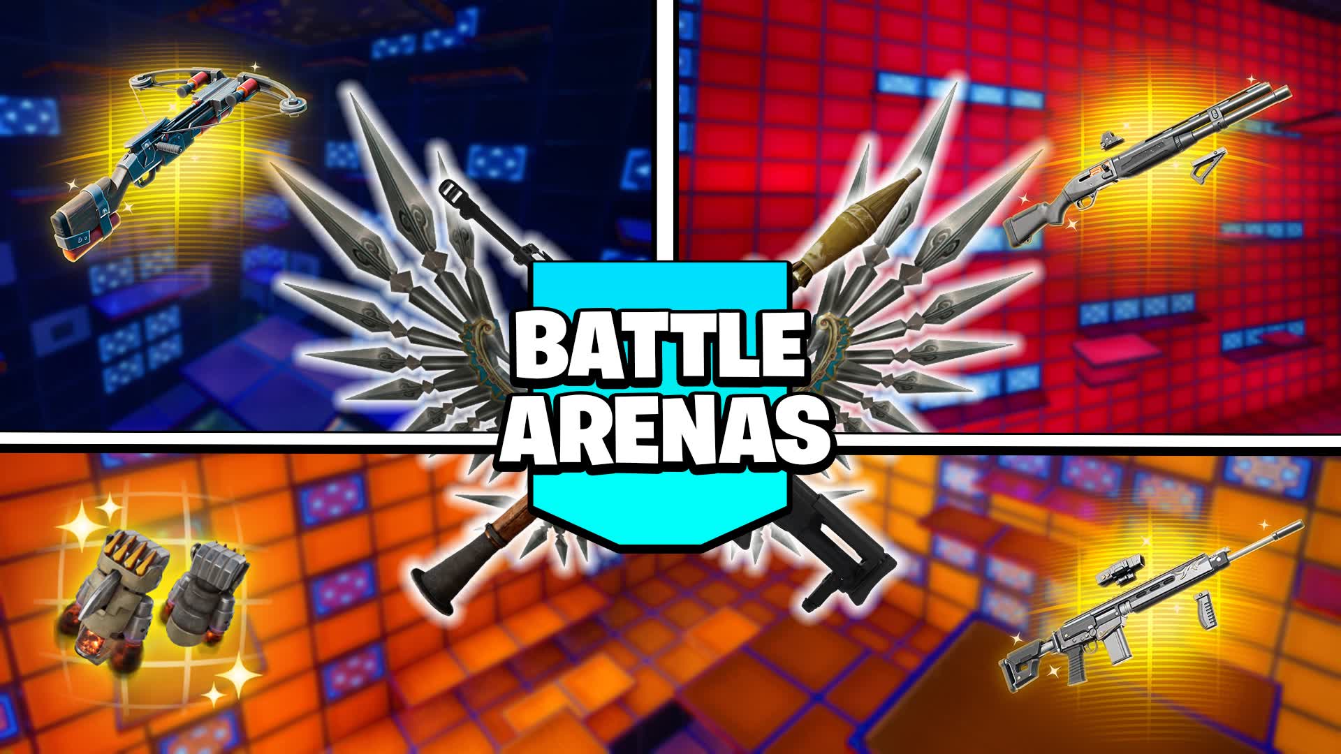 ⭐BATTLE ARENAS⭐ 1338-6963-2043 by 2true - Fortnite Creative Map Code ...