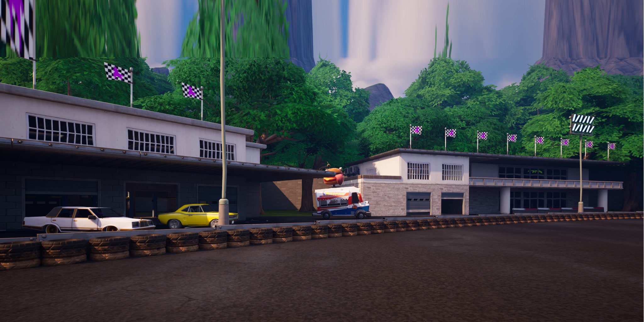 RACETRACK ROCKETS VS CARS 0062-6833-0508 by aey - Fortnite Creative Map ...