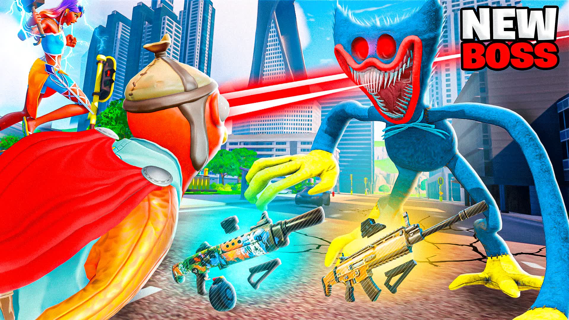 HERO CITY 💥 BOSS FIGHT 6315-1152-5083 by herocreate - Fortnite Creative ...