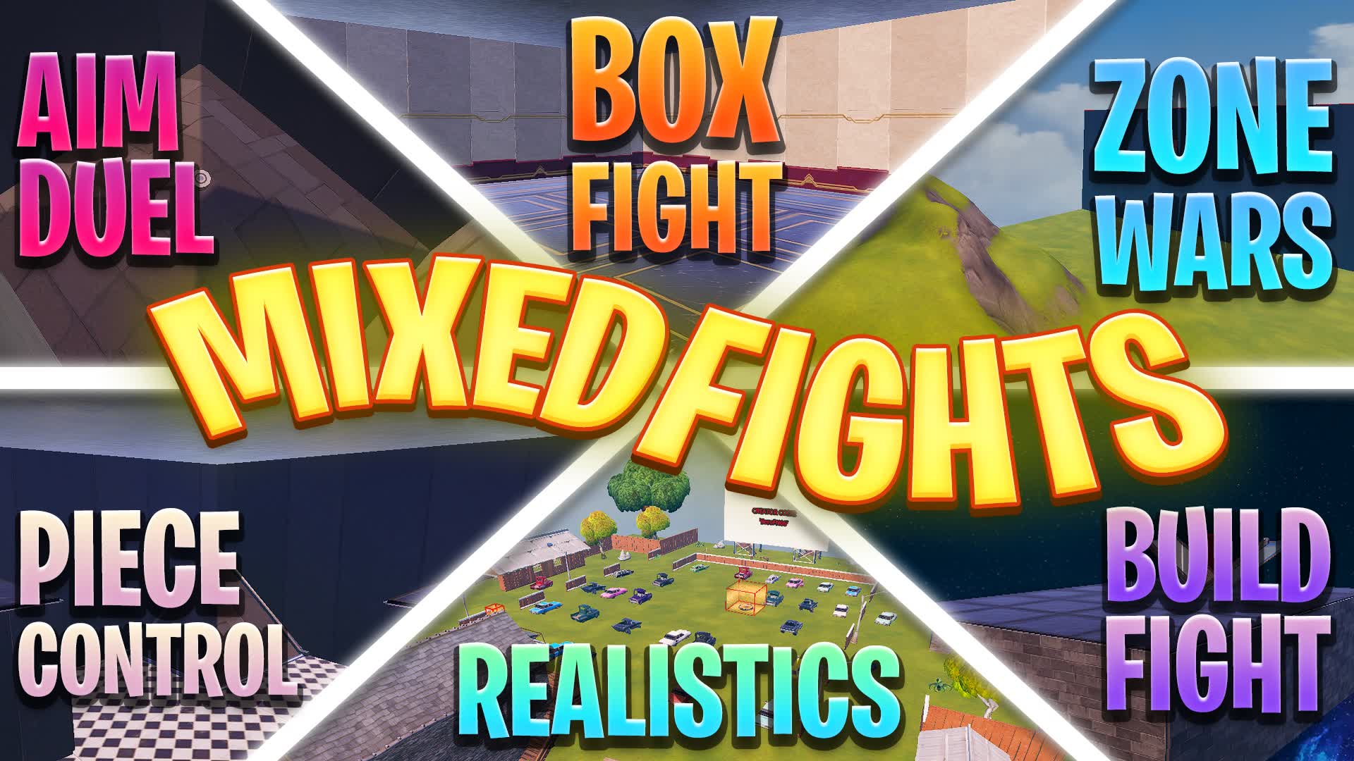  MIXED FIGHTS 1VS1 NEW LOOT 1795 1063 3172 By Bero06 Fortnite