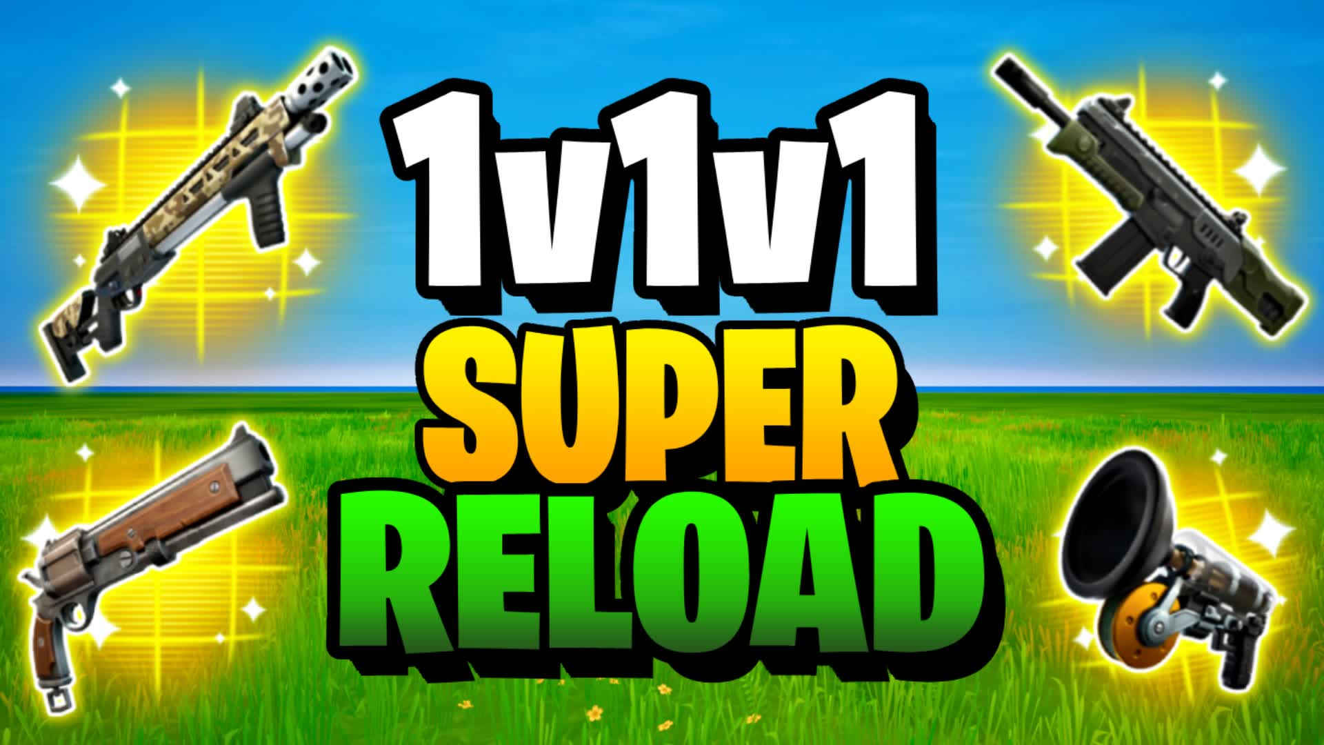 1v1v1 Super Reload Free for All 0203-9079-8887 by fd11 - Fortnite Creative Map Code - Fortnite.GG