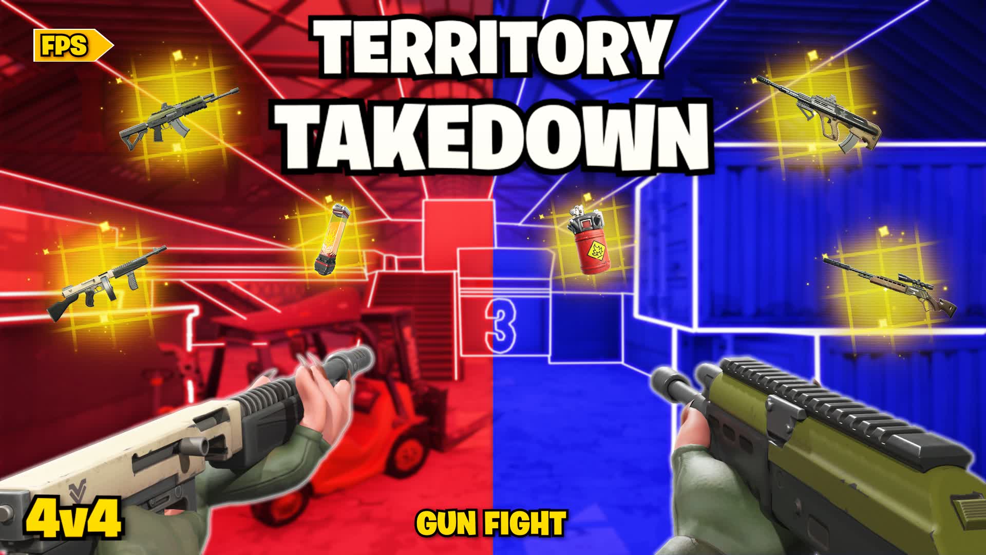 Red Vs Blue : Territory Takedown 🔴🔵 1787-8590-9096 by niterealm ...