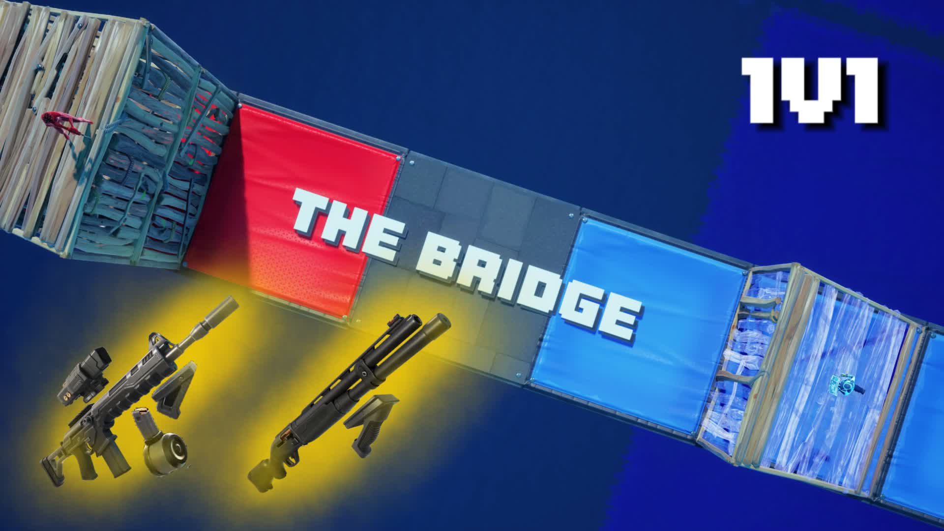 THE BRIDGE 1V1 4950-1074-9198 by tfrecreative - Fortnite Creative Map ...