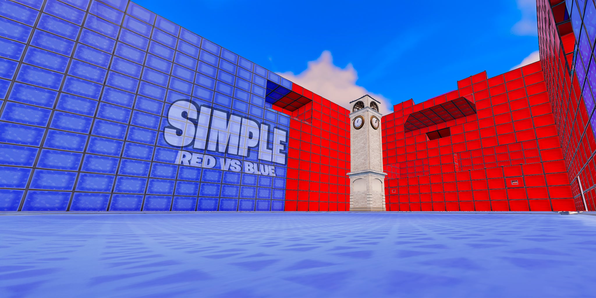 SIMPLE TILTED TOWER RED VS BLUE 🔴🔵 3304-8919-7427 by rvbmap - Fortnite ...