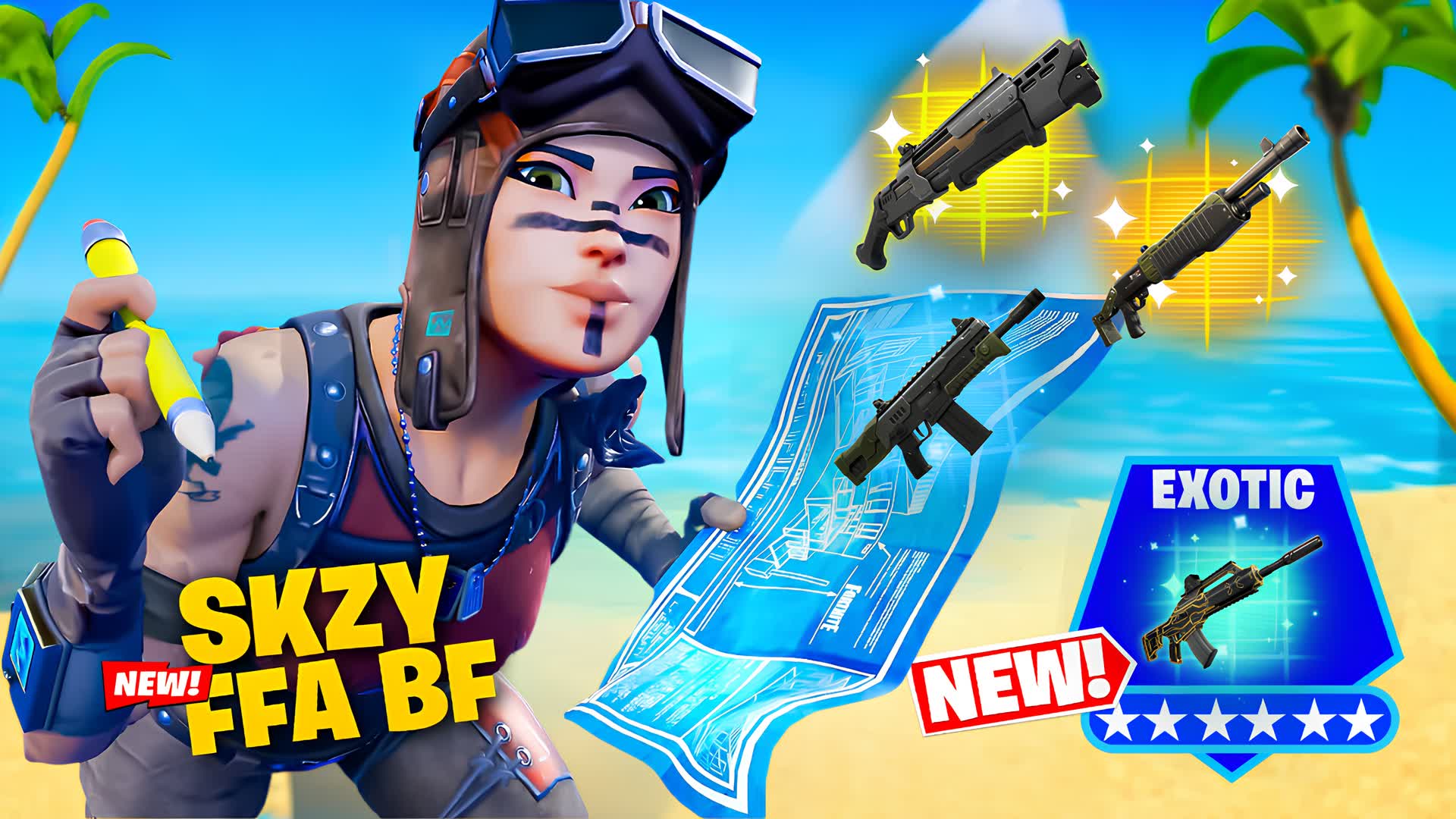 SKZY FFA BF🌴 0777-1501-9343 by skzy - Fortnite Creative Map Code ...