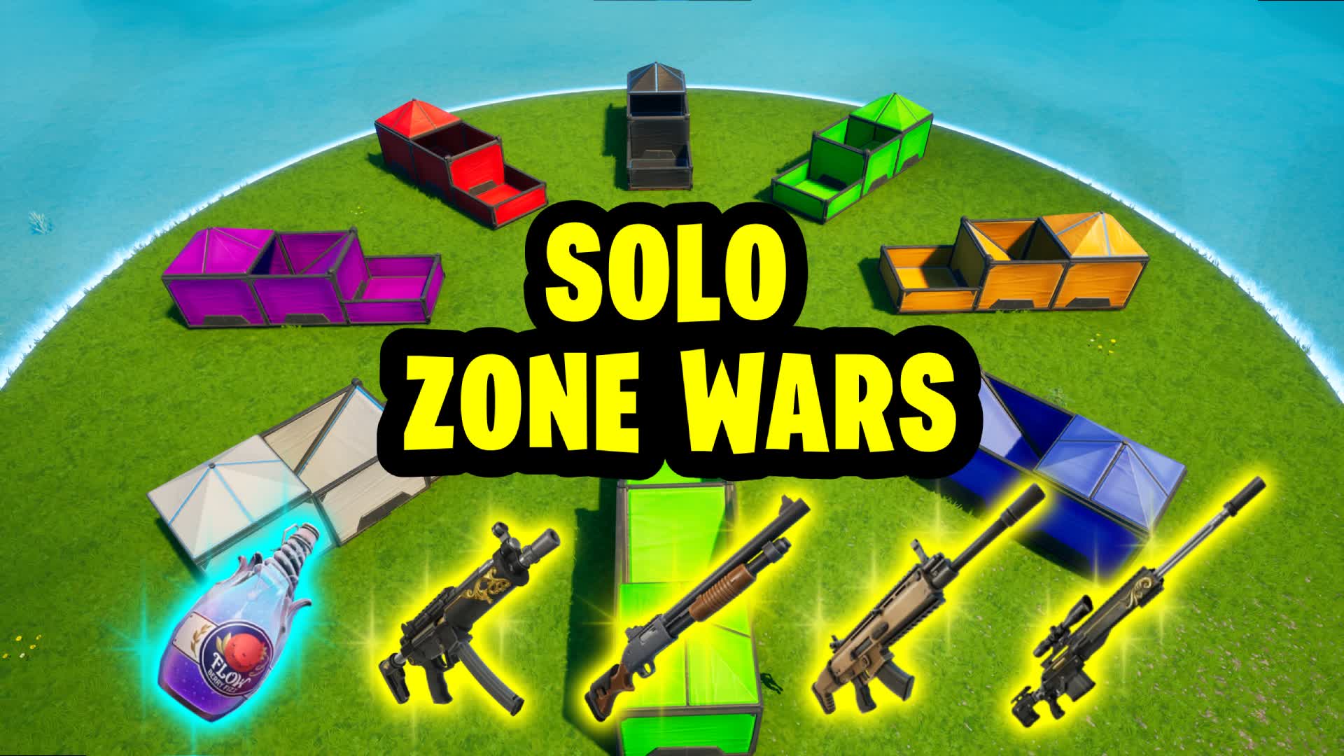 SOLO ZONE WARS | GO GOATED! 💎 7275-0375-4270 by tnl - Fortnite Creative Map Code - Fortnite.GG