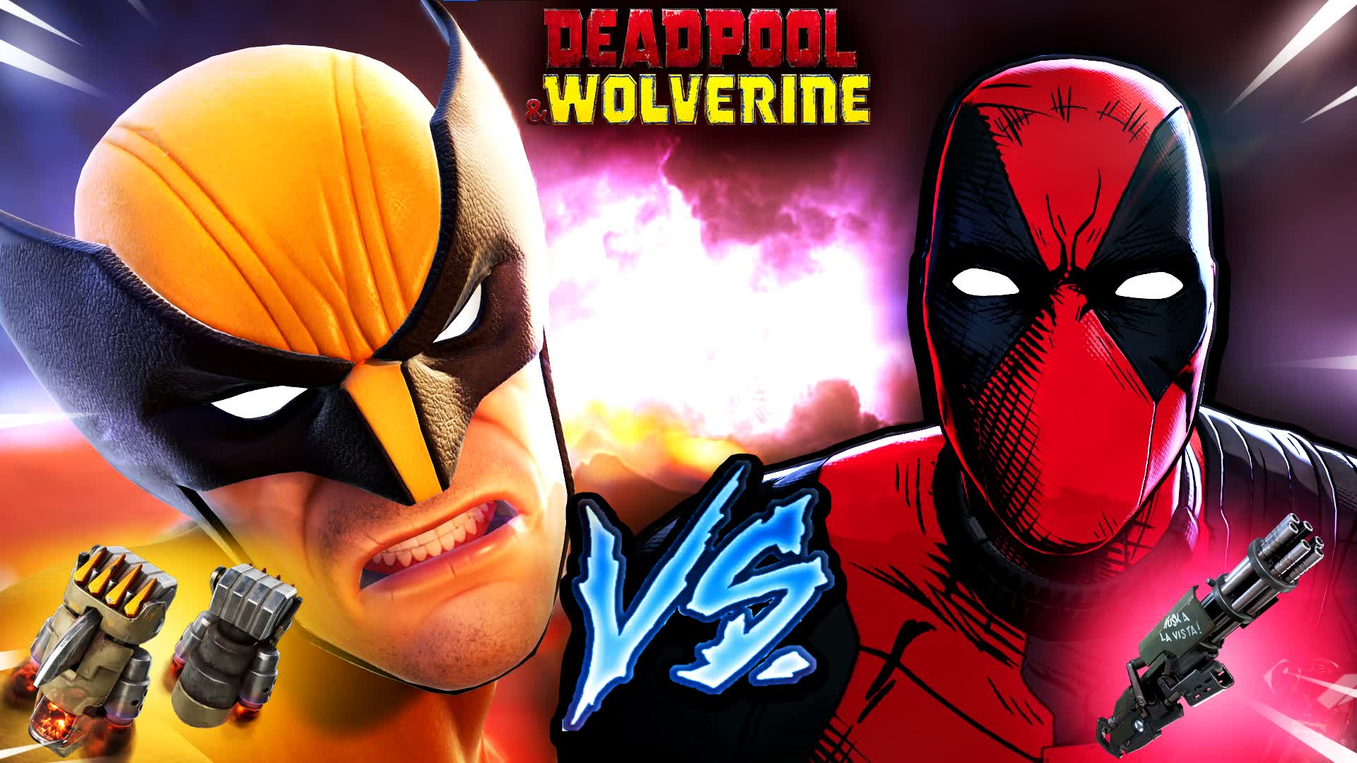 DEADPOOL vs WOLVERINE 🔴💛 9105-0648-1815 by krow-lx - Fortnite Creative ...
