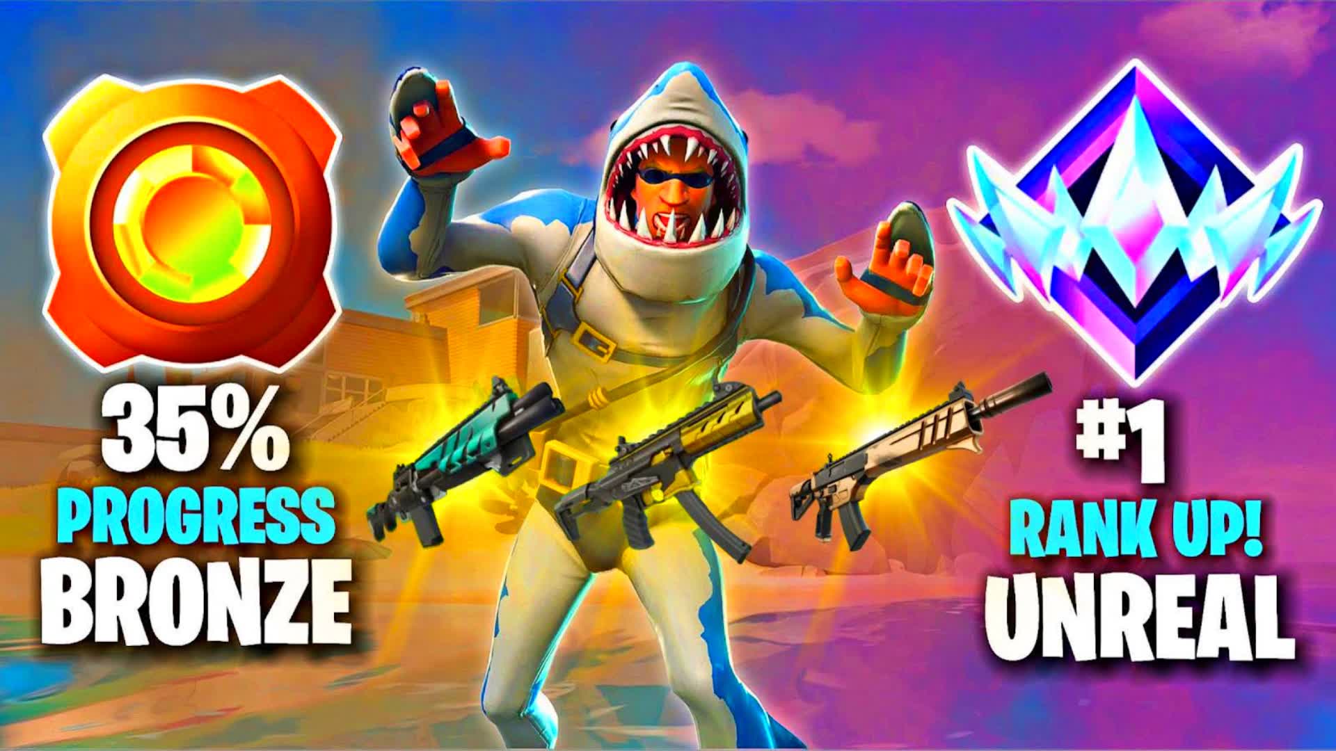 🦈RANKED GUN GAME🎯ONE SHOT 8809-7623-0903 by ddbros - Fortnite Creative ...
