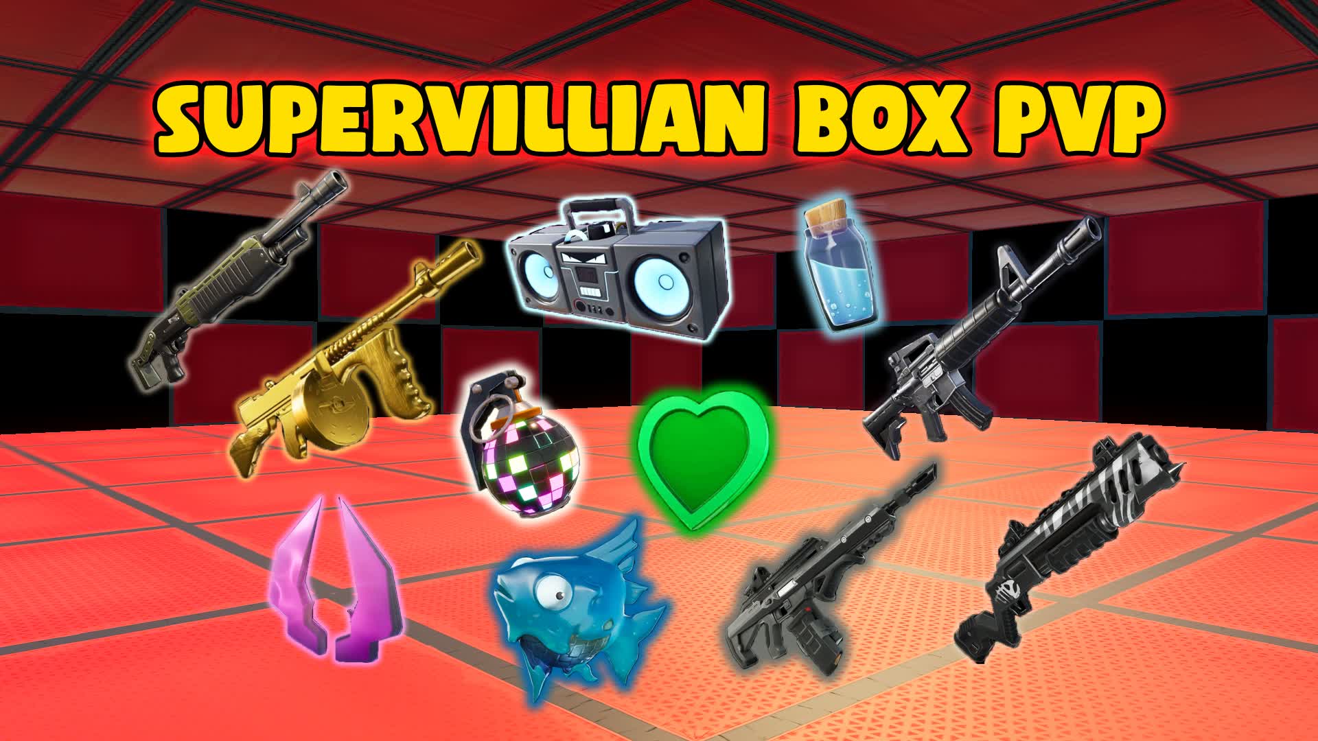 😈 SUPERVILLIAN BOX PVP 📦 1443-9901-5528 by zxyy - Fortnite Creative Map ...