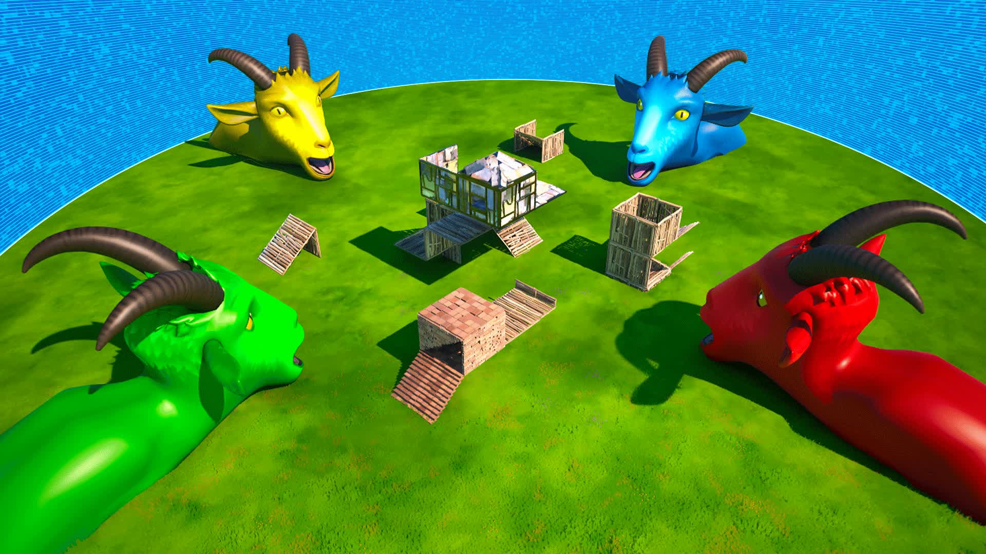 🐐GO GOAT WARS🐐 6384-6363-5958 by sandstudios - Fortnite Creative Map ...