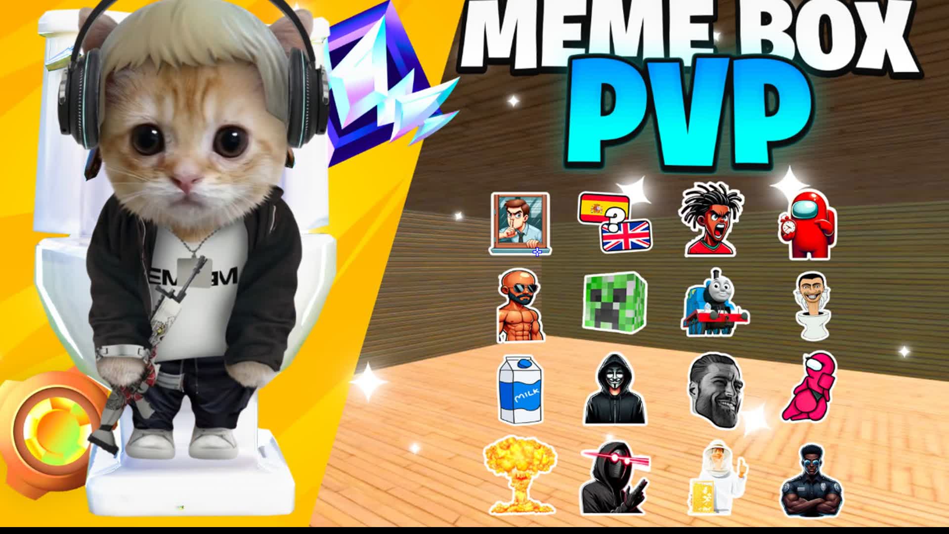 😂 MEME BOX PVP 📦 2019-6264-8346 by tisje - Fortnite Creative Map Code ...