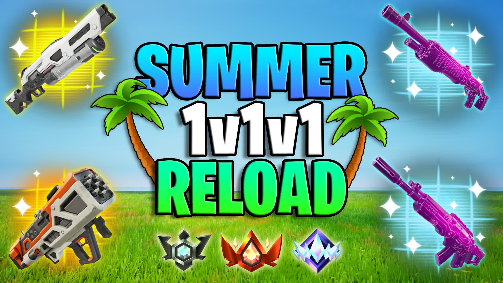 🌴 SUMMER 1V1V1 RELOAD 1V1 FFA 🌴 4410-7841-4418 by pwime - Fortnite Creative Map Code - Fortnite.GG