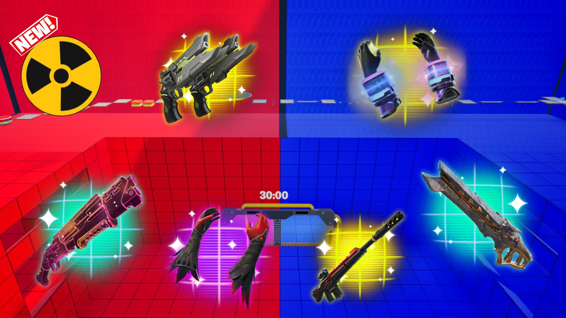 SUPER RED VS BLUE 🔴🔵 1437-1908-2073 by doggydogz - Fortnite Creative ...