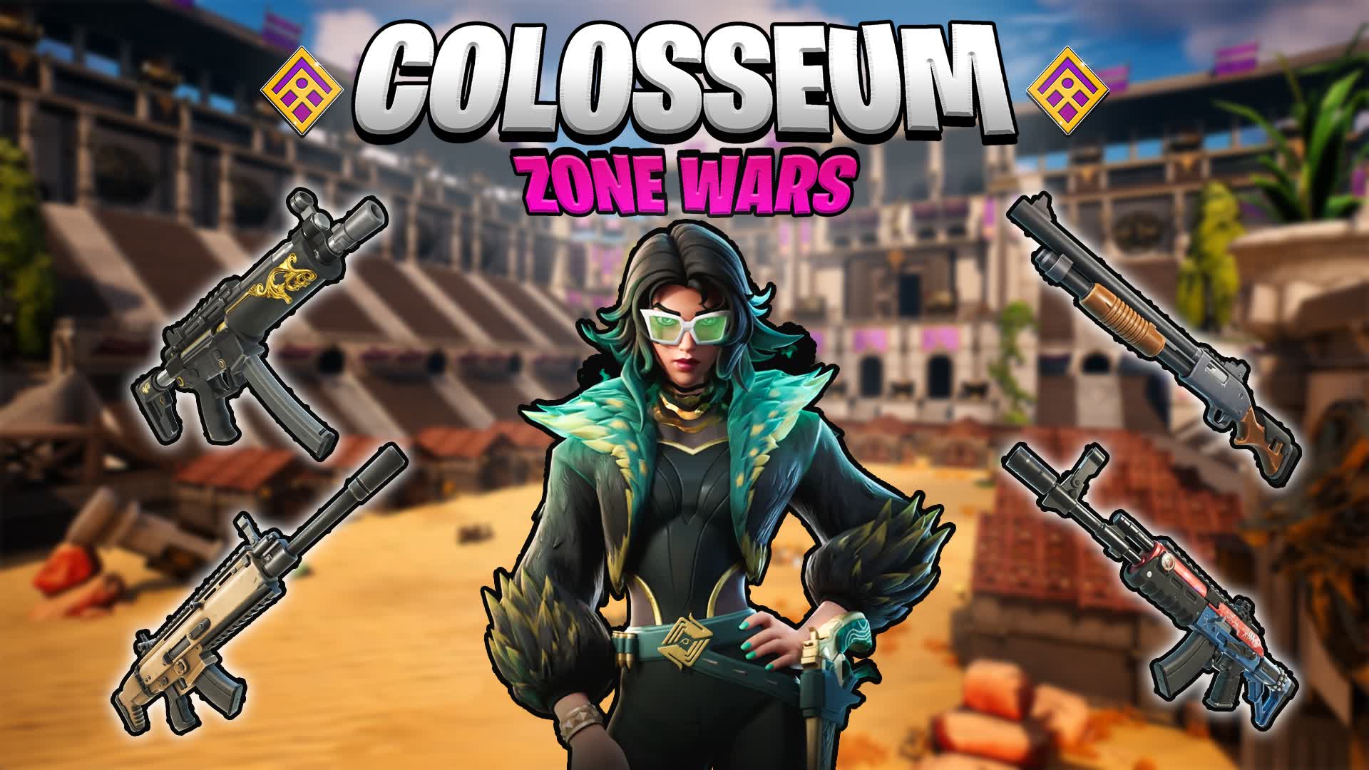 🌀 Colosseum Zone Wars - CH5 Weapon Mods 4143-5012-1592, de ninini ...
