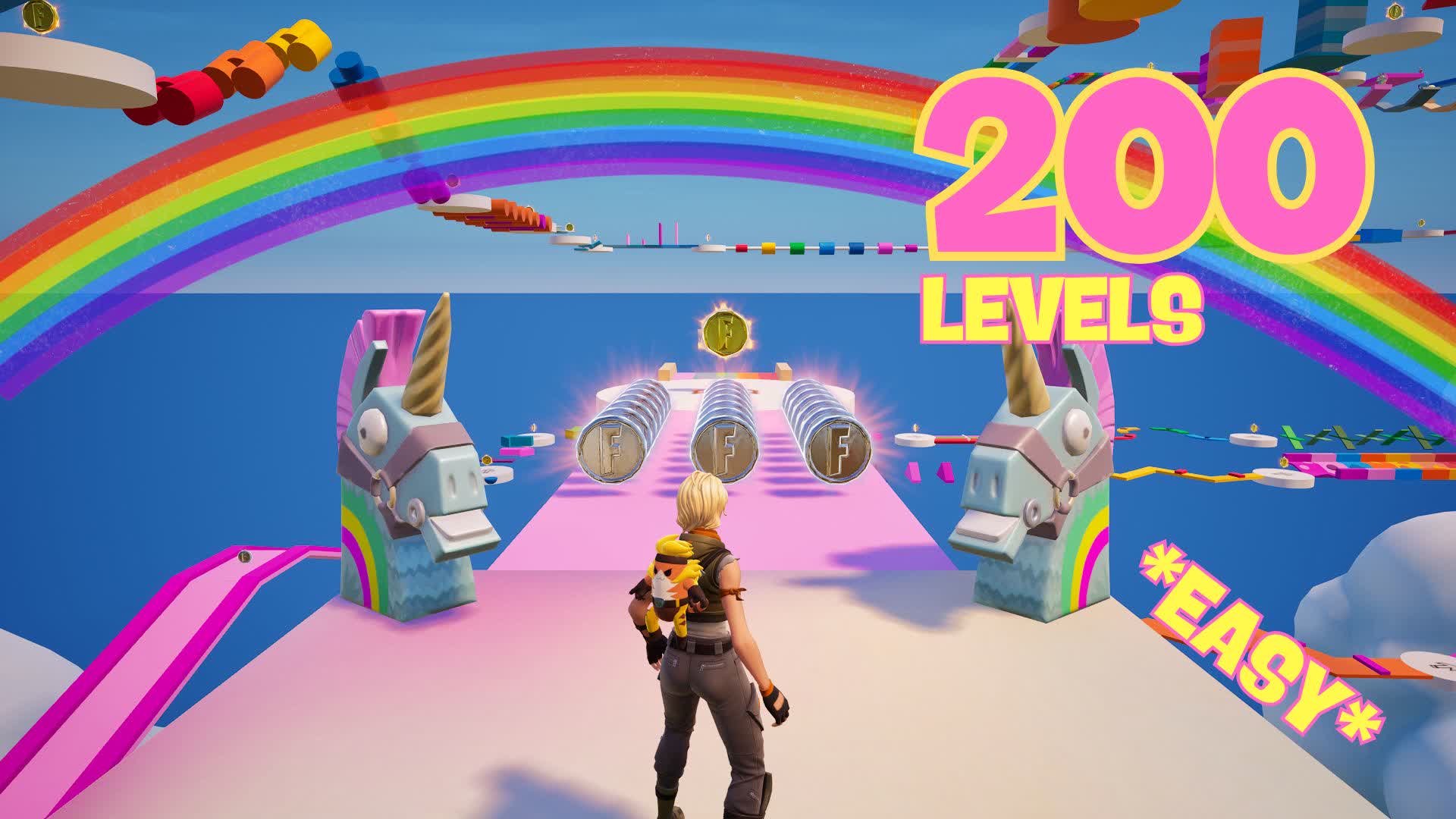 Rainbow Coins Obby 7683-2574-4833 by jessiverse - Fortnite Creative Map ...
