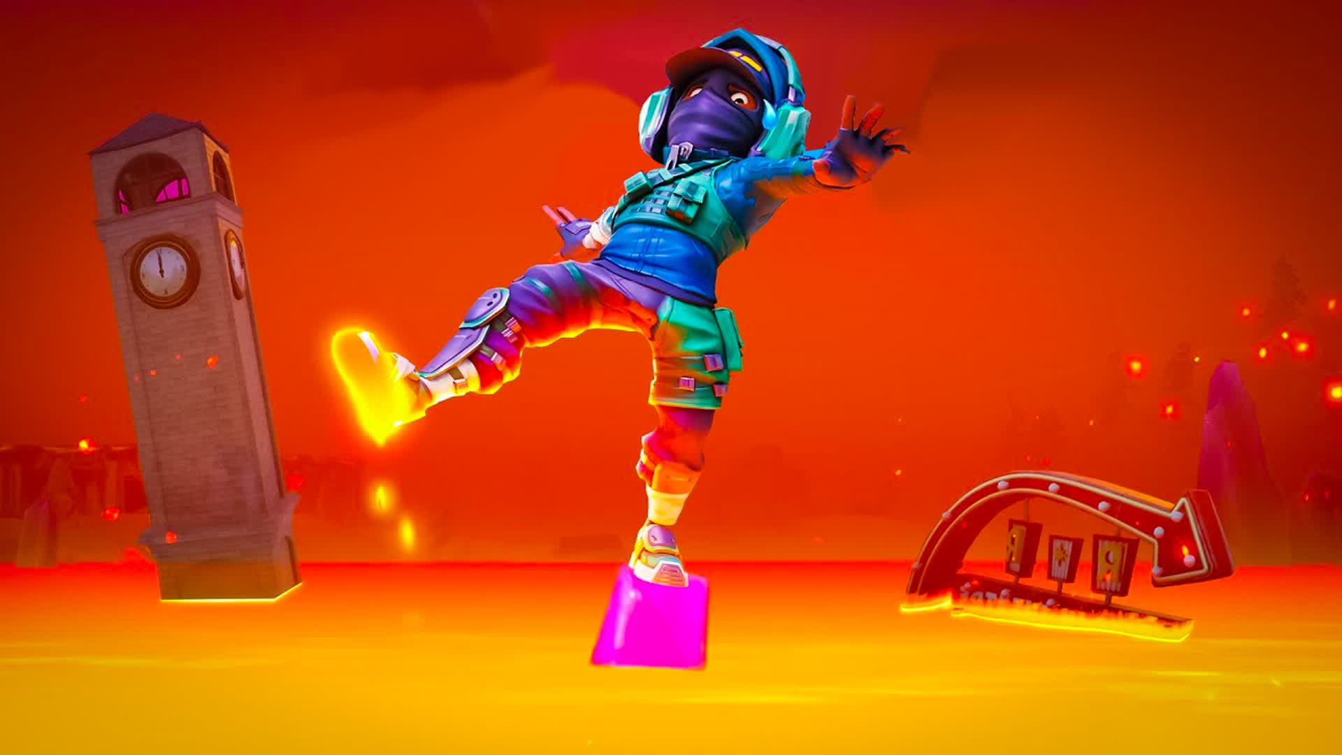 SKY IS LAVA EDIT BATTLE 4969-6148-0849 by LEN-_- - Fortnite.GG