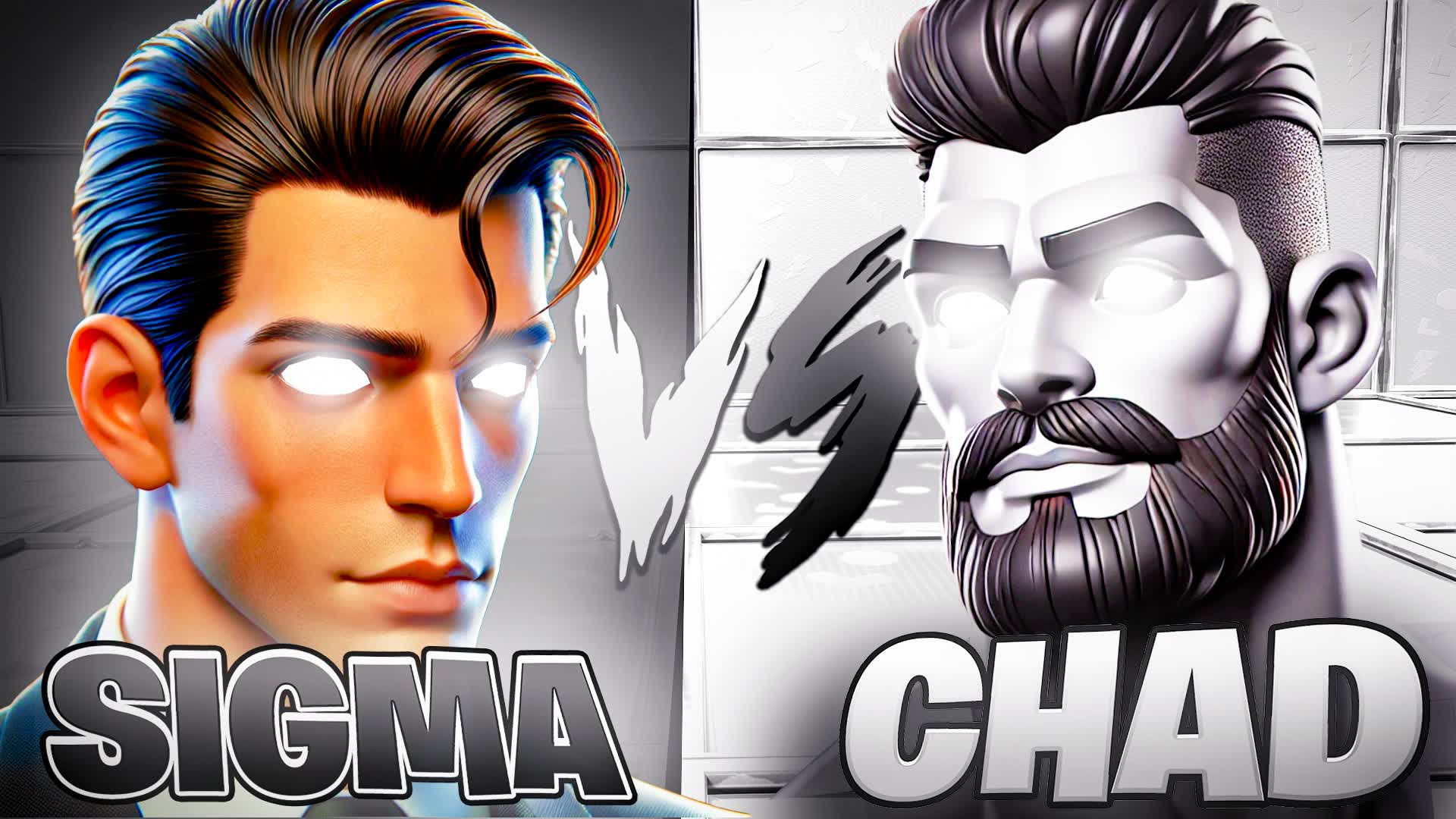 ⚫ SIGMA VS CHAD ⚪ 0513-1013-5501 من ابتكار myrs - Fortnite